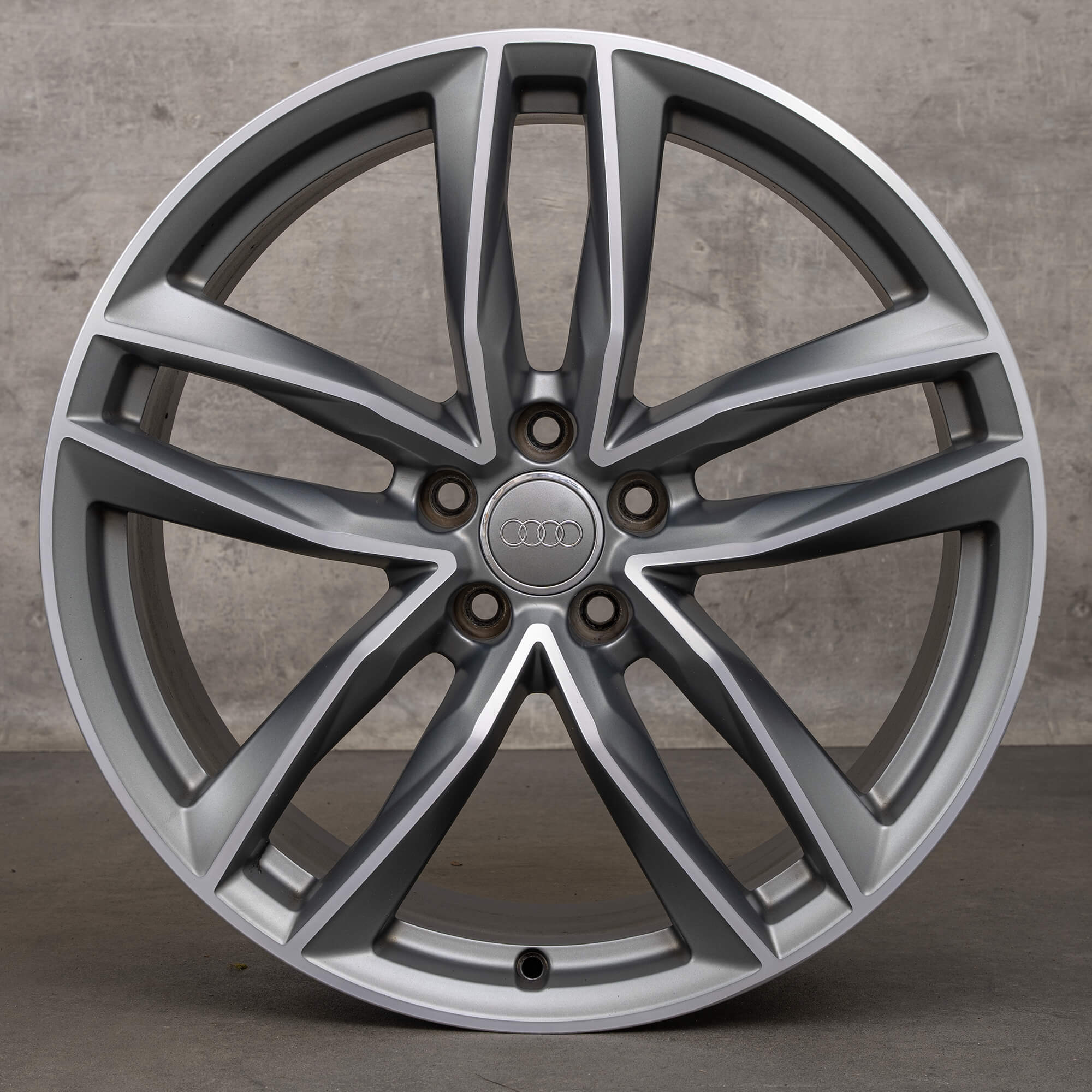 Audi A6 S6 4G C7 & Allroad 20 inch rims 4G9601025M titanium gloss turned