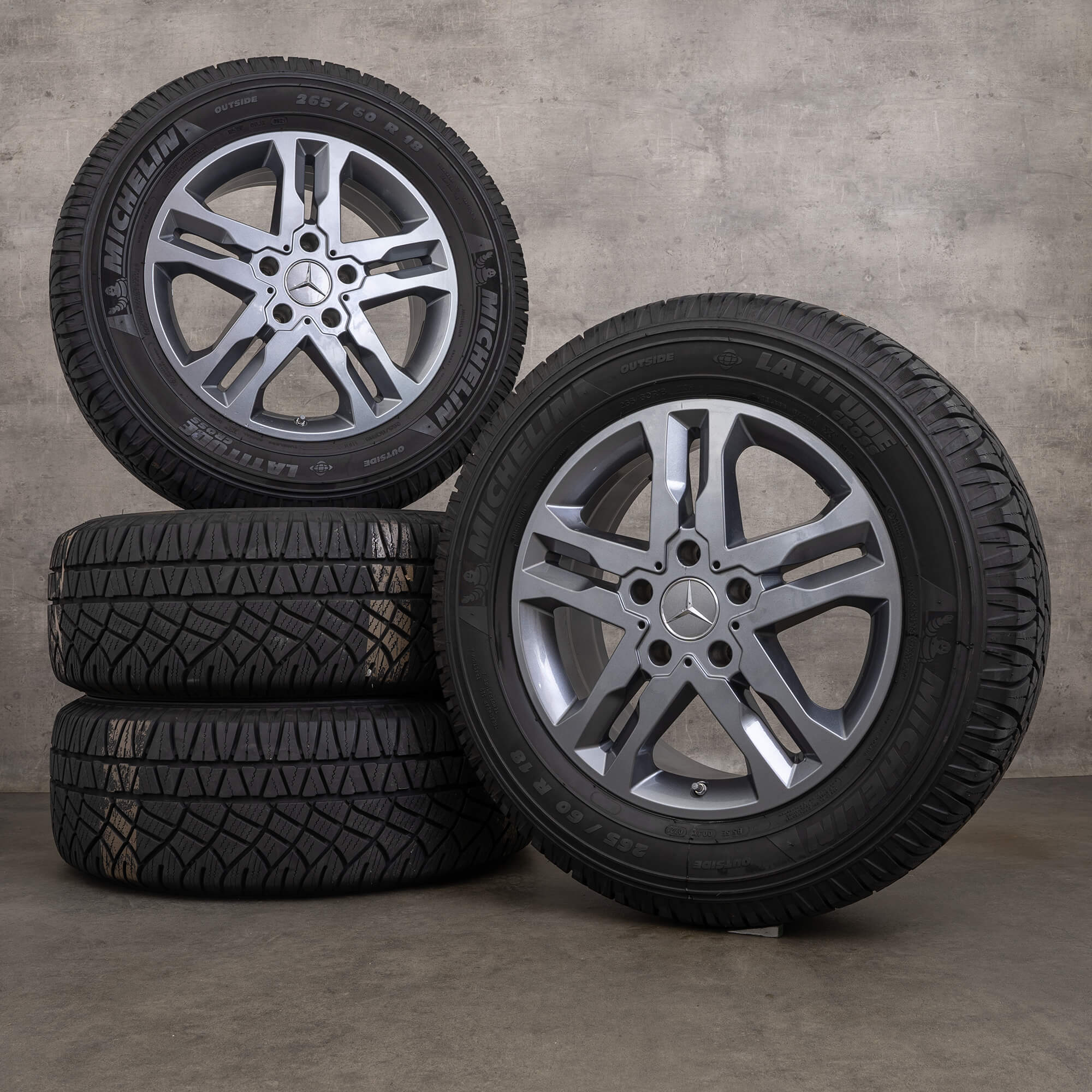 Mercedes Benz G Class W463 G350 G400 G500 Summer Wheels 18 Inch Rims Grey