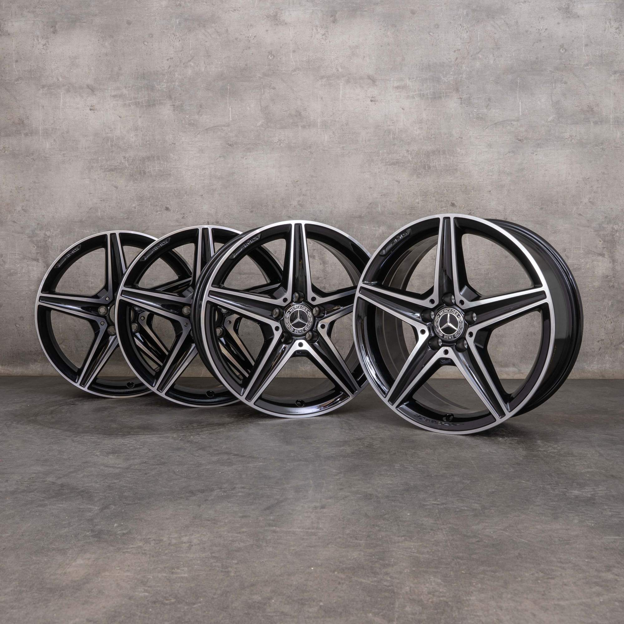 Oem Mercedes Benz Classe C AMG C43 C450 Jantes Sport 18 pouces W205 ...
