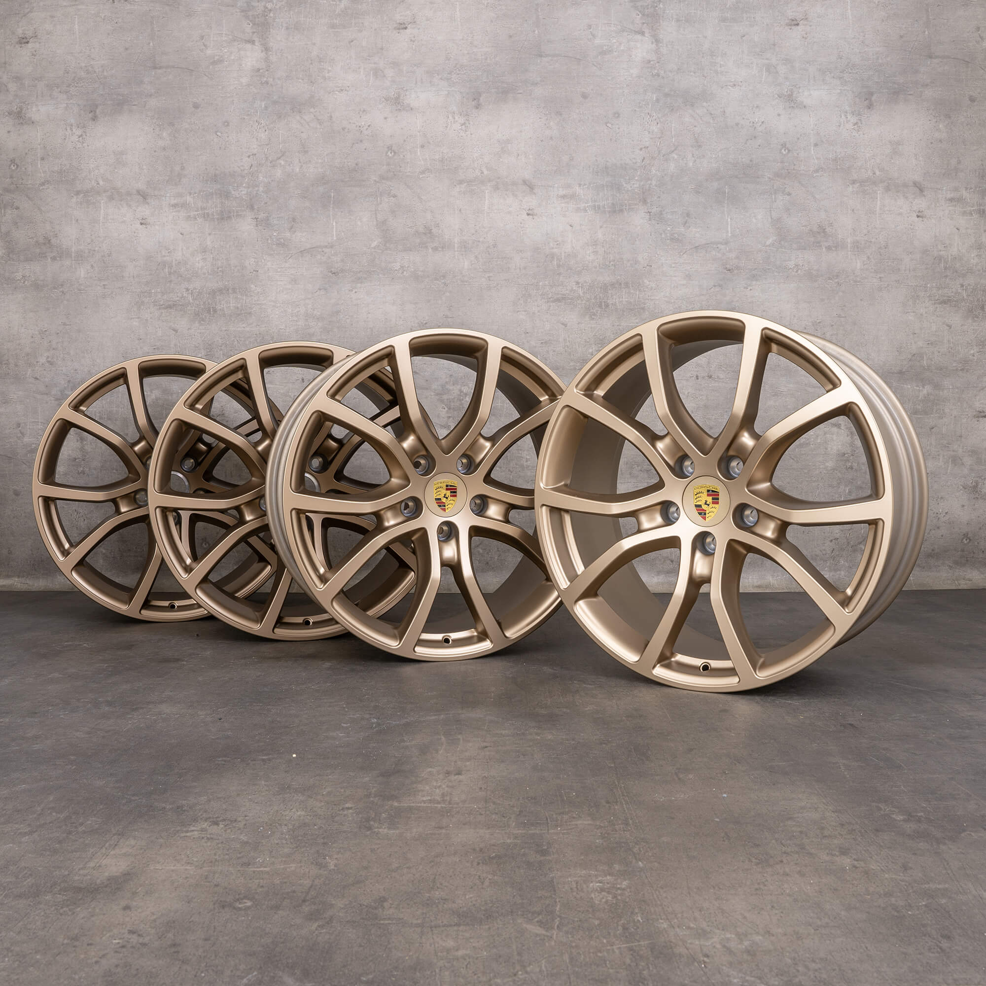 OEM Porsche Cayenne 9YA Rims 21 inch 9Y0601025DB 9Y0601025DC neodyme ...