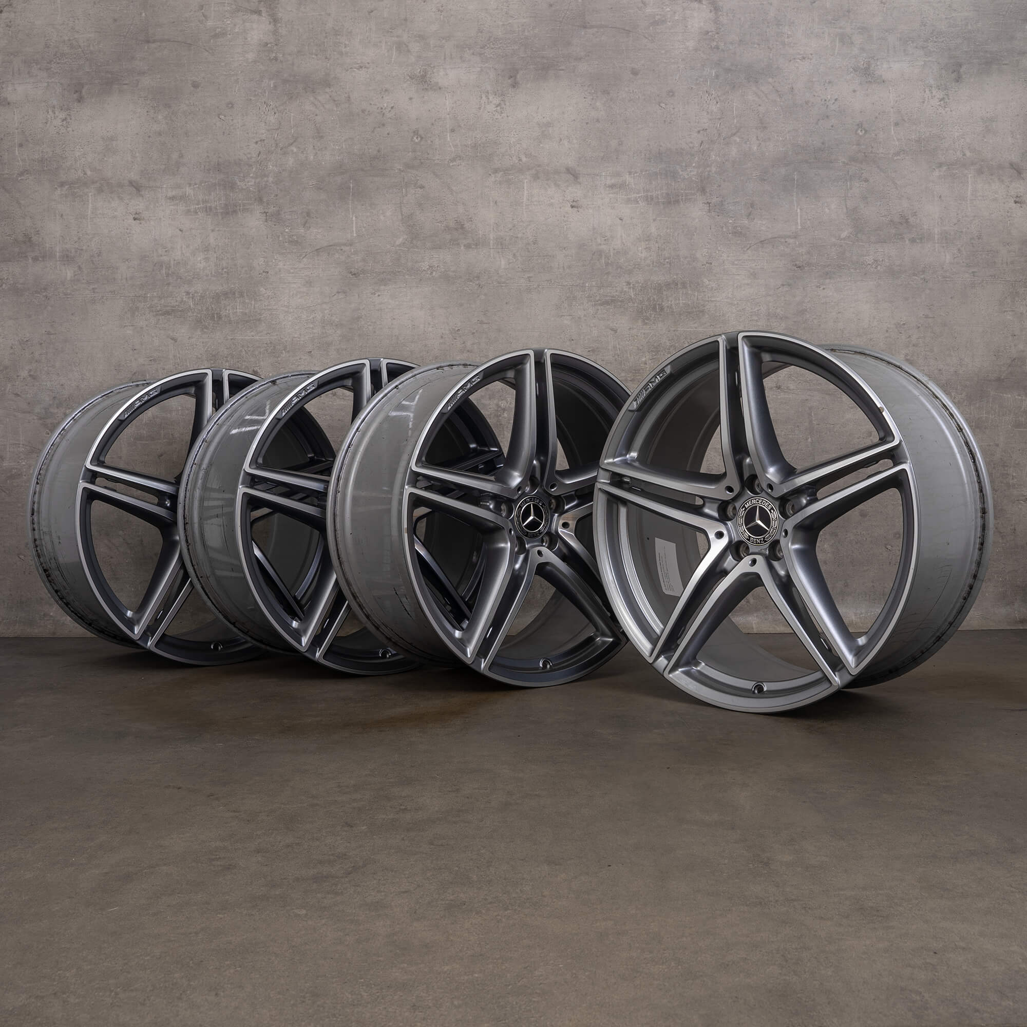 Cerchi originali AMG Mercedes Benz Classe S S63 21 pollici W223 E ...