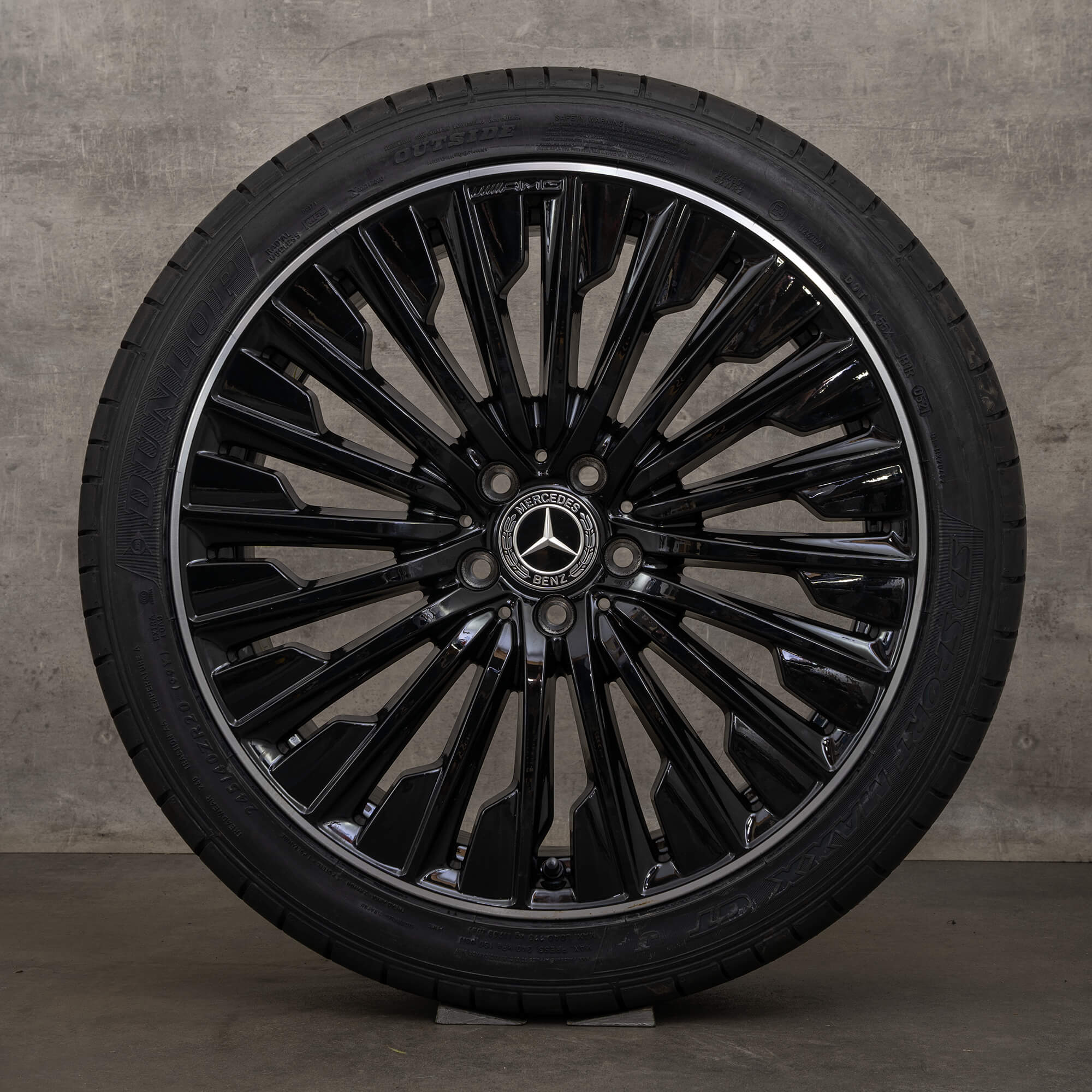 Original Mercedes Benz E-Class AMG jante 20 inch W214 S214 anvelope ...