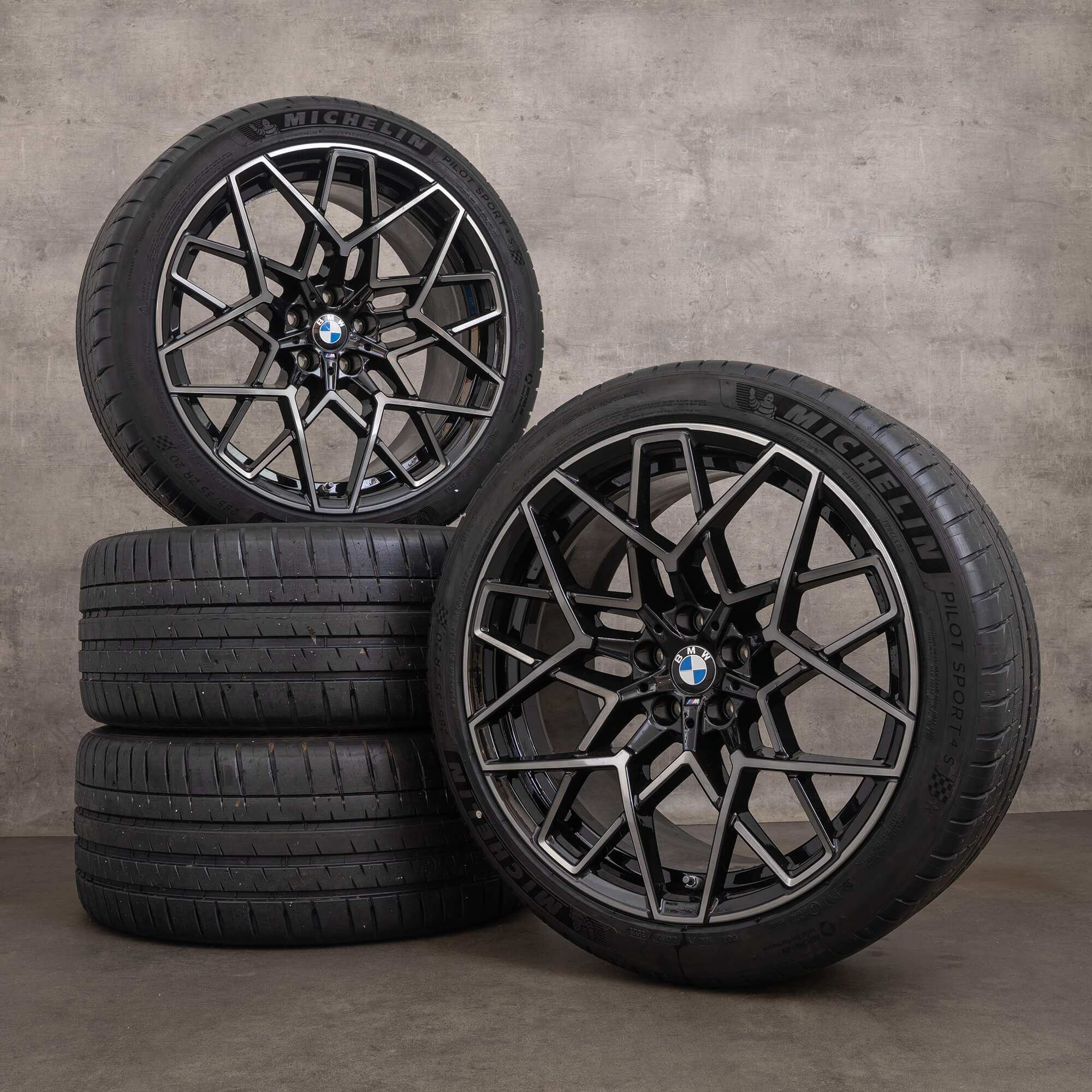 BMW M8 F91 F92 F93 summer wheels 20 inch rims 813 M tires 8089568 8089569