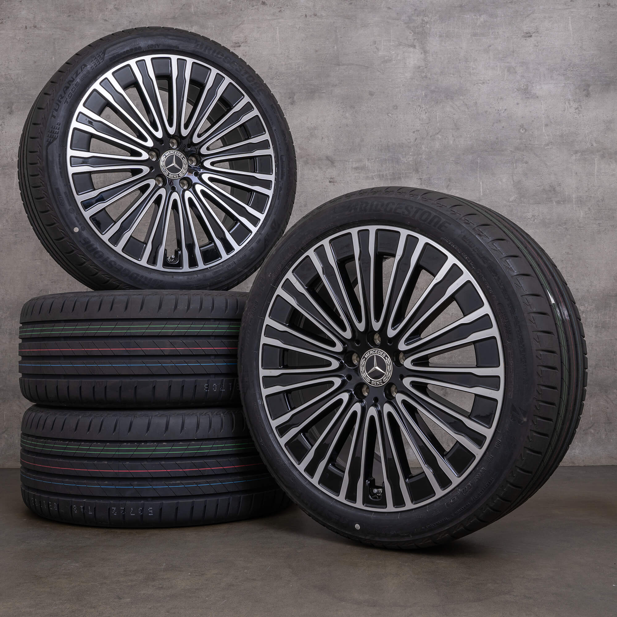 OEM Mercedes Benz EQE winter wheels 20 inch V295 rims A2954011900 black ...