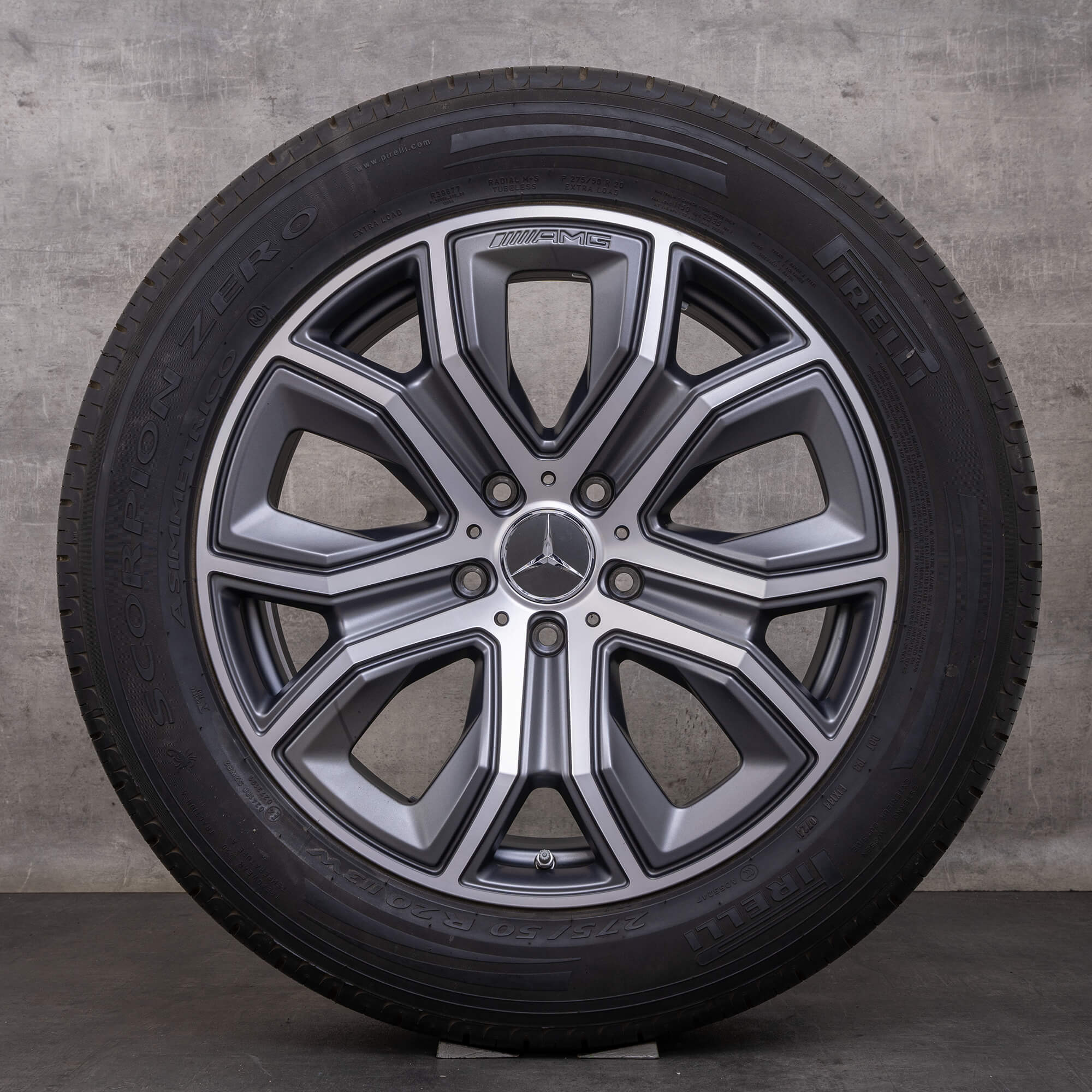 Original Mercedes Benz G-Class G63 AMG jante 20 inch W463 W465 anvelope ...