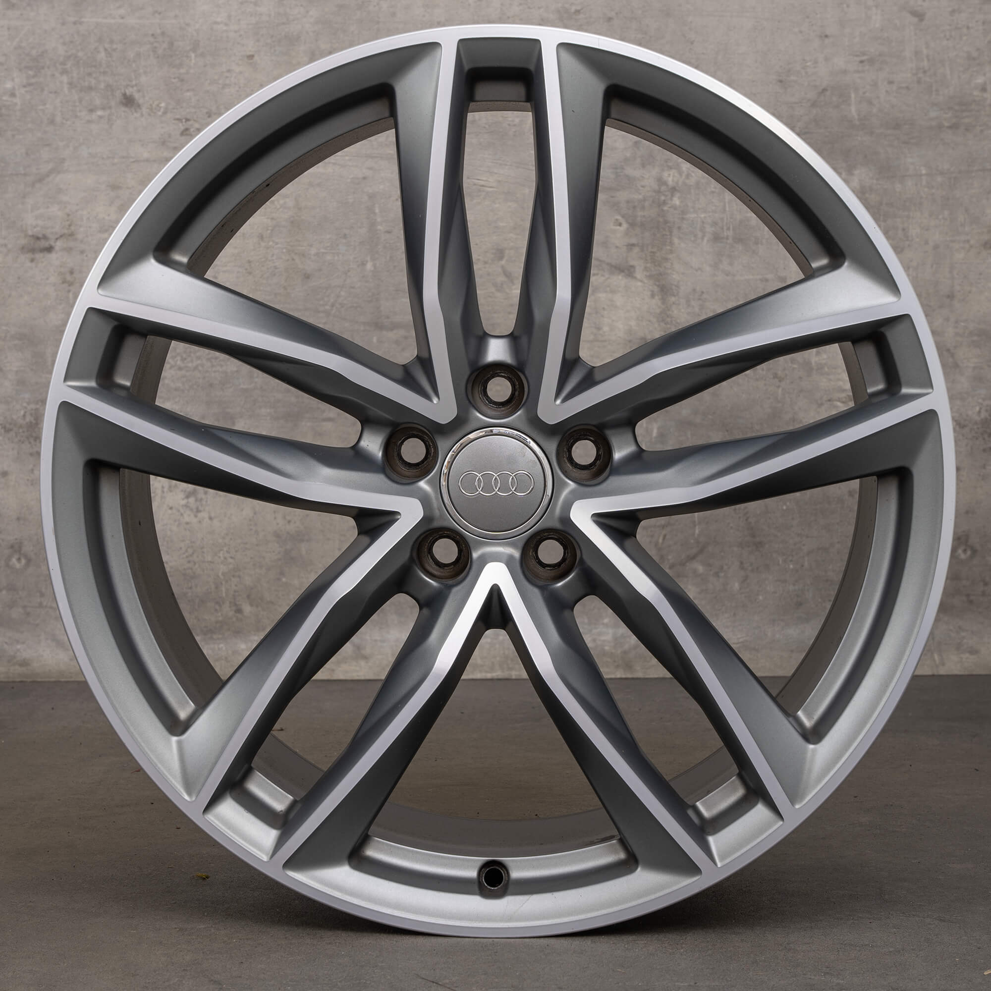 Audi A6 S6 4G C7 & Allroad 20 inch rims 4G9601025M titanium gloss turned