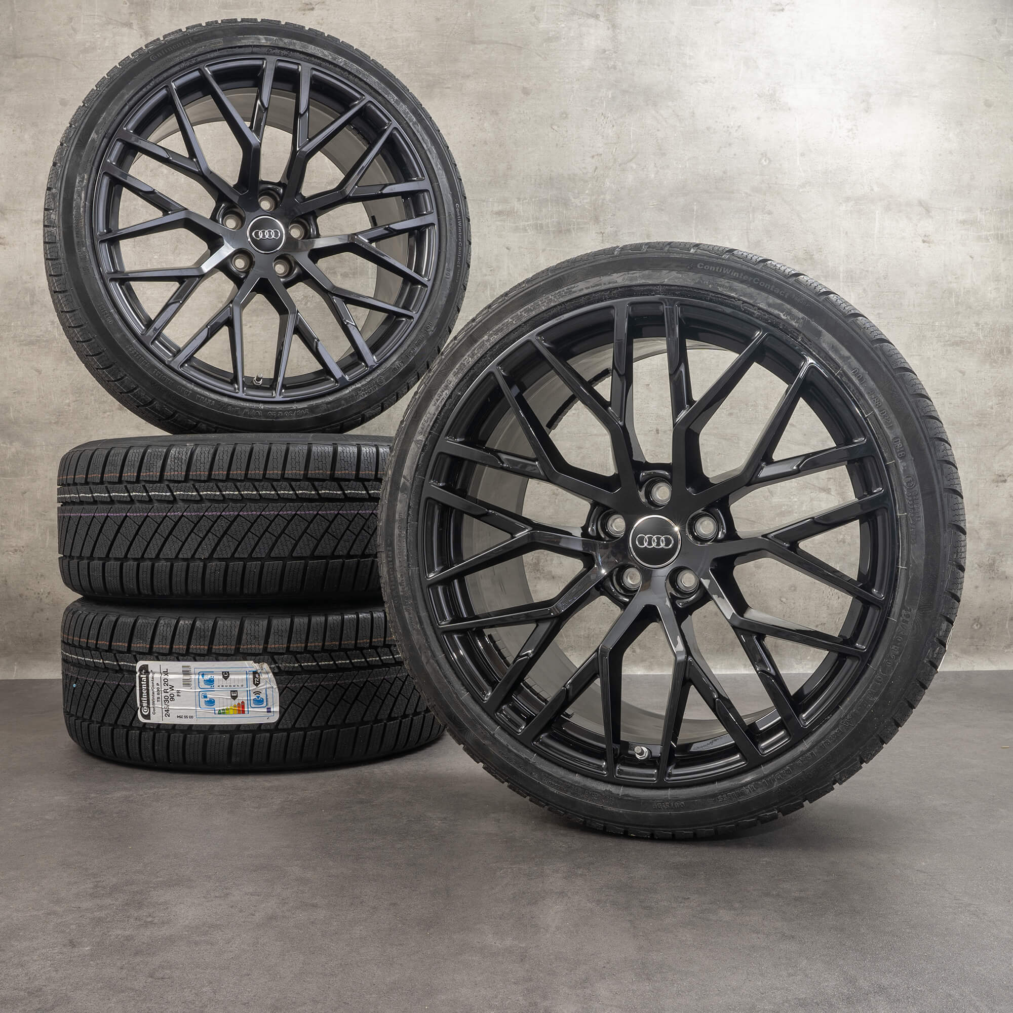 Audi R8 V8 V10 Spyder 4S 20 inch decennium rims winter tires winter ...