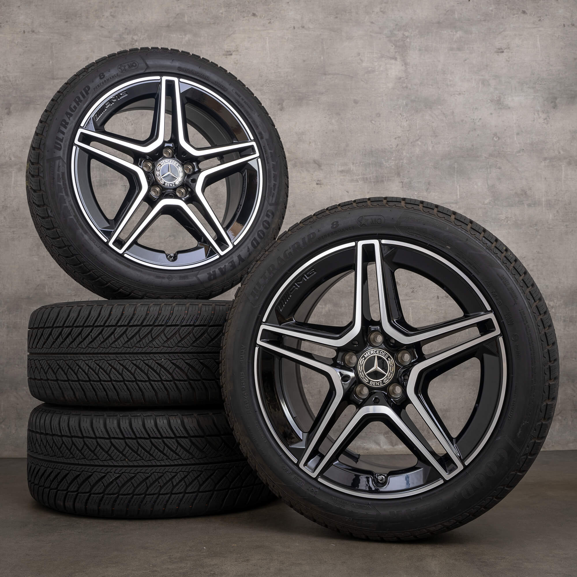 Mercedes Benz AMG E-Klasse W213 W238 Winterreifen 18 Zoll Felgen ...