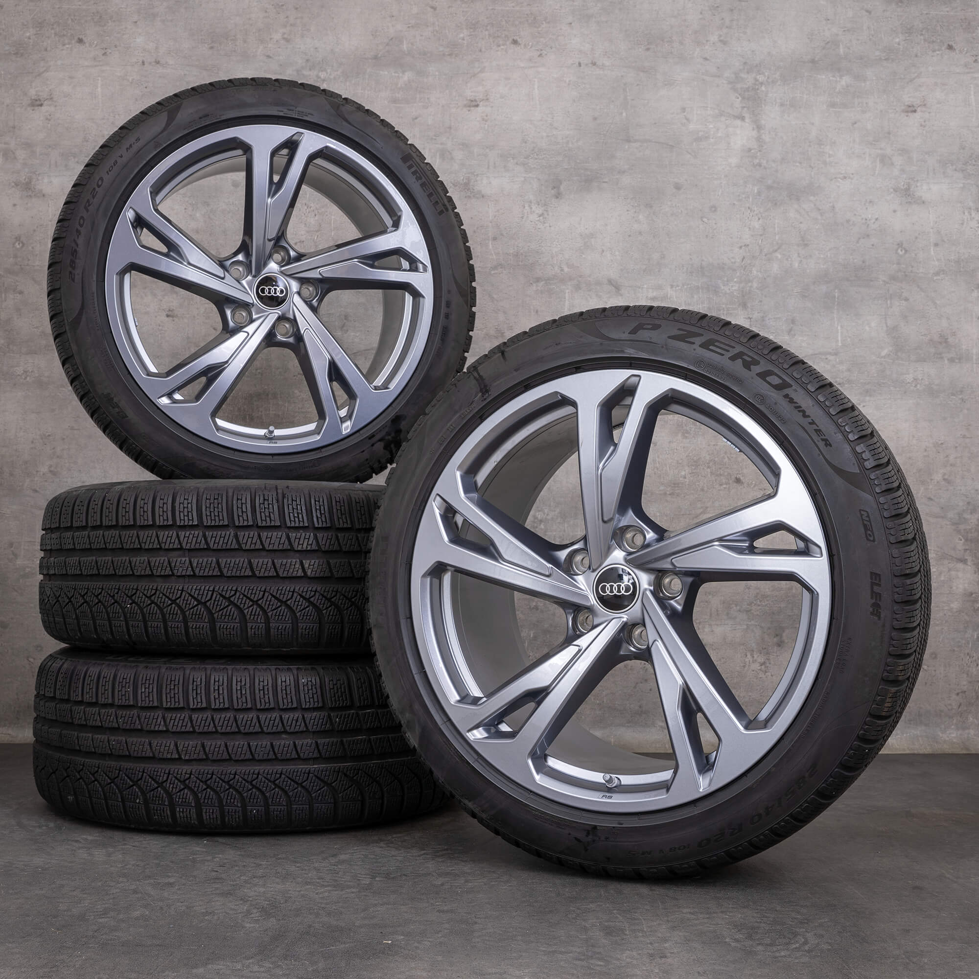OEM Audi e-tron GT snow tire packages 20 inch FW rims 4J3601025AN ...