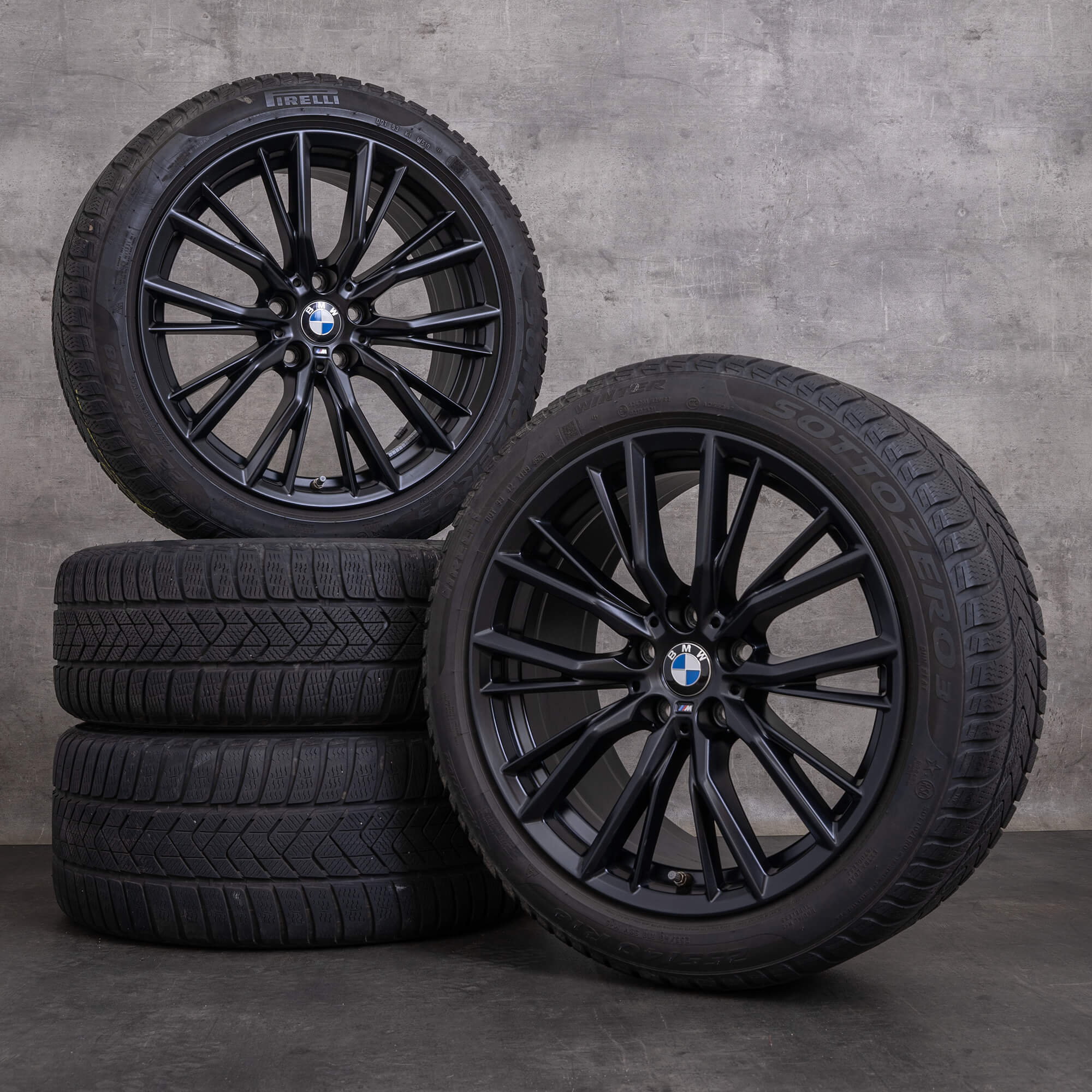 OEM BMW 2 Series 3 4 snow tire packages 18 inch G42 G20 G21 G22 G23 Rims Styling 796 M 6885305 ...