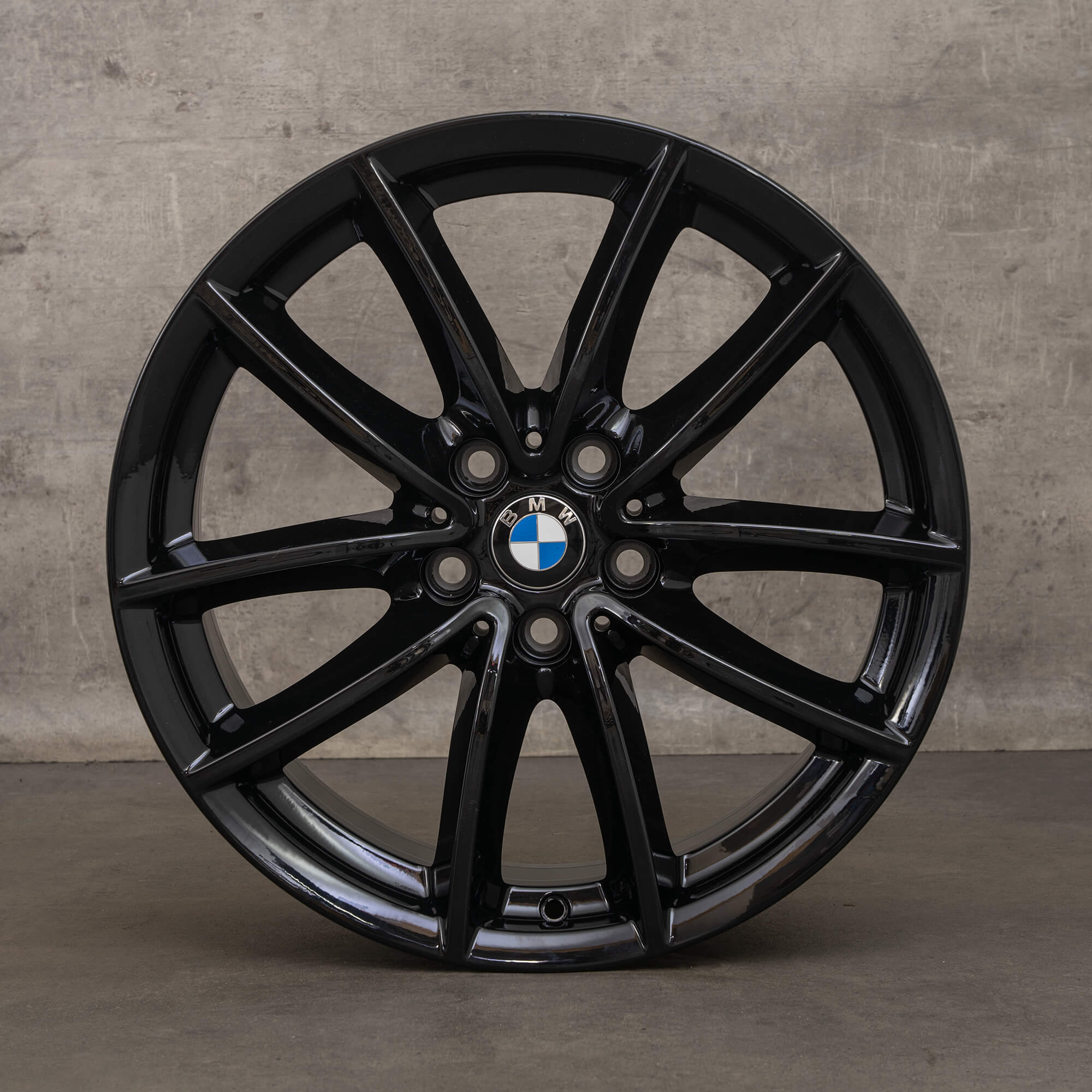 Original BMW X5 G05 X6 G06 18 inch rims 618 black high gloss 6880684 NEW