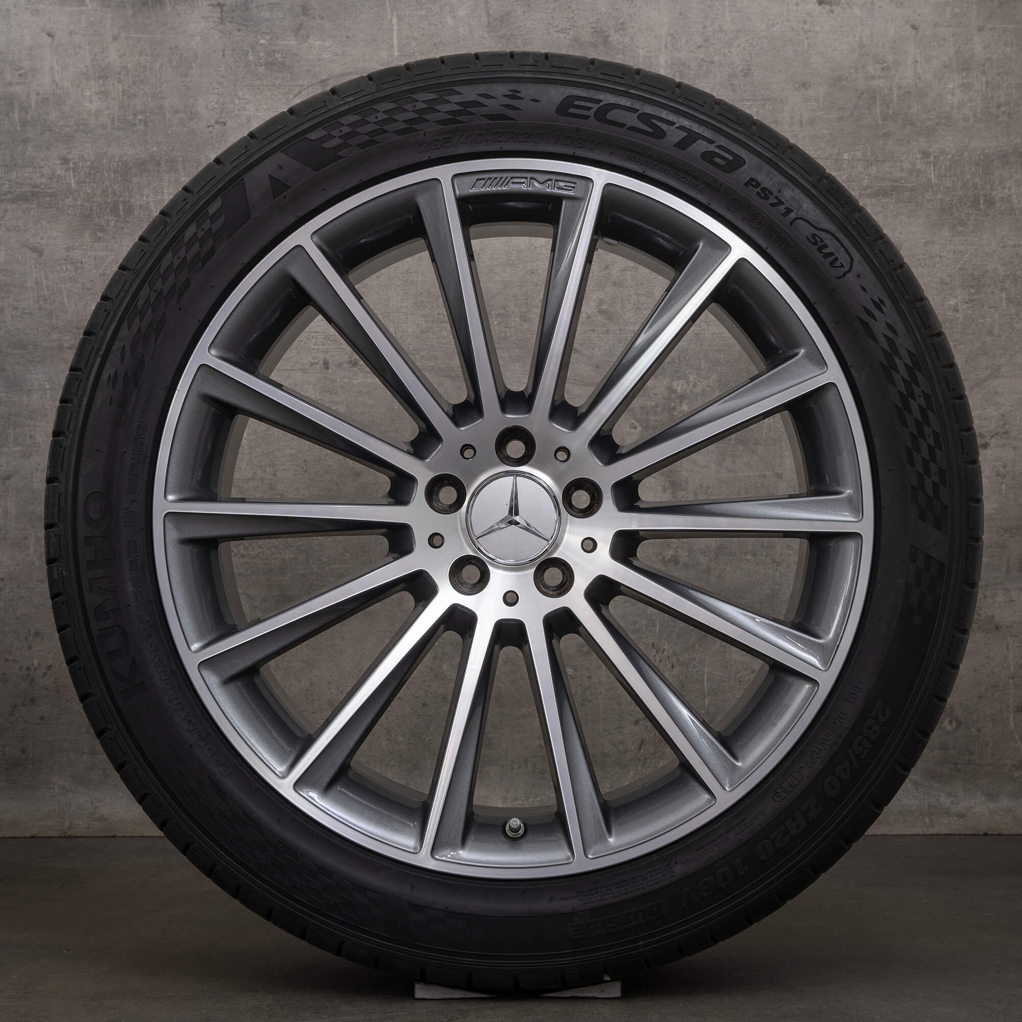 Original AMG Mercedes-Benz GLC 43 X253 C253 20 inch rims summer wheels