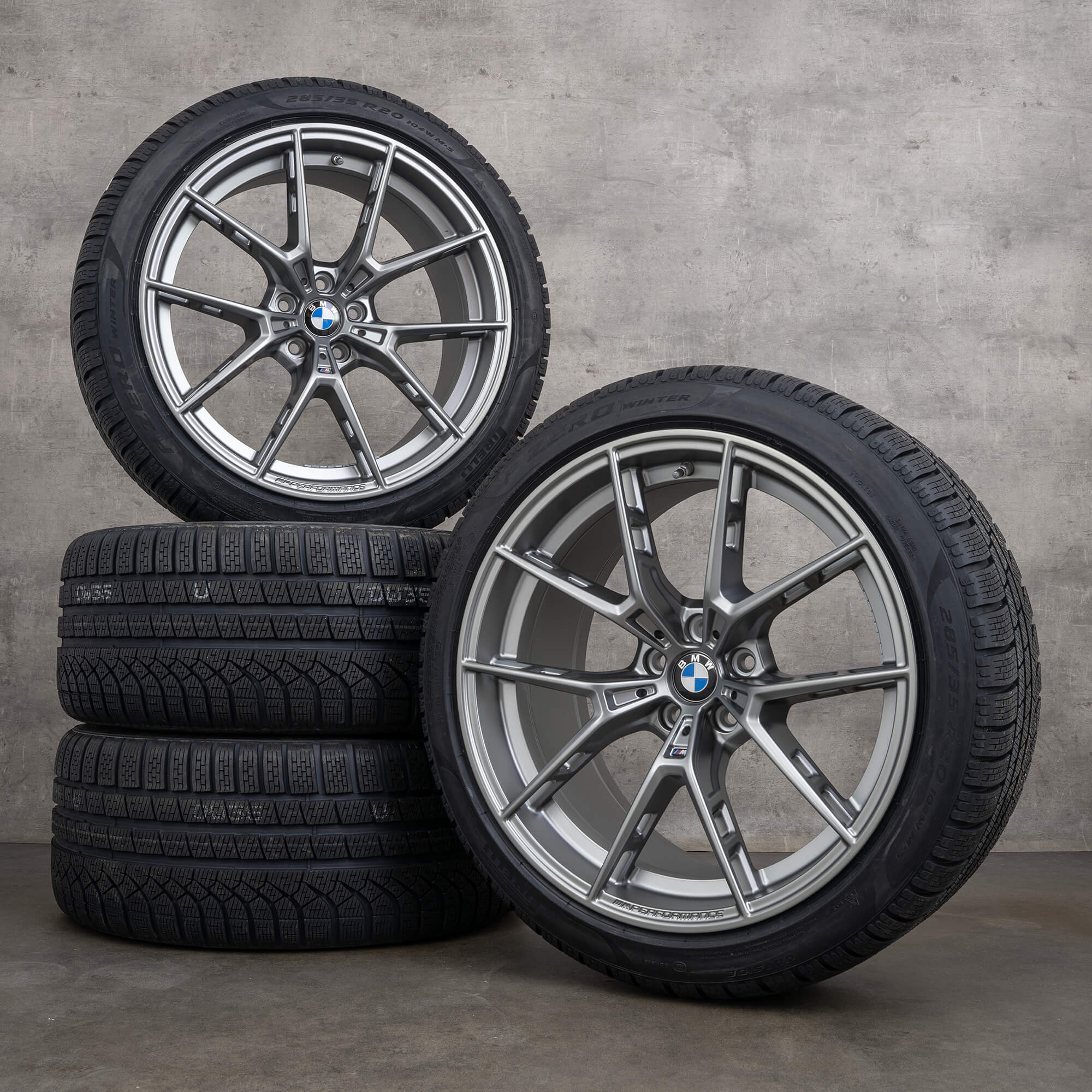 BMW M5 F90 M8 F91 F92 Winterräder 20 Zoll Felgen Winterreifen 863 M Neu