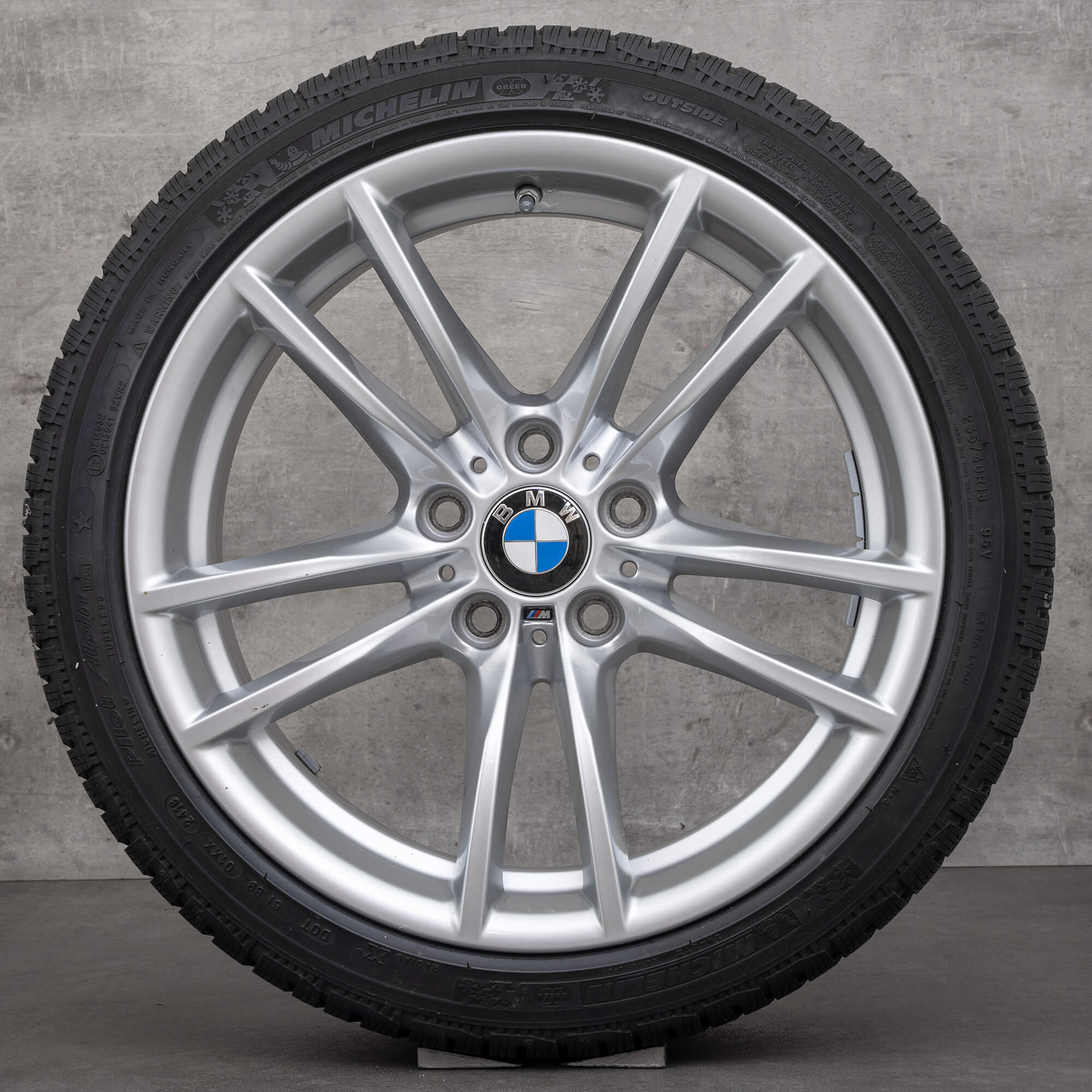 BMW M2 F87 winter wheels 18 inch rims 640 M tires 2284906 2284905
