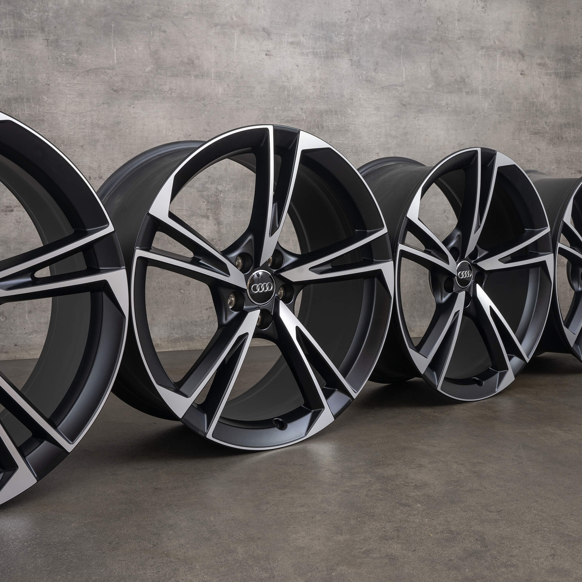 Original Audi A5 S5 F5 20 Inch Rims 5 Arm Falx Design 8w0071490a New