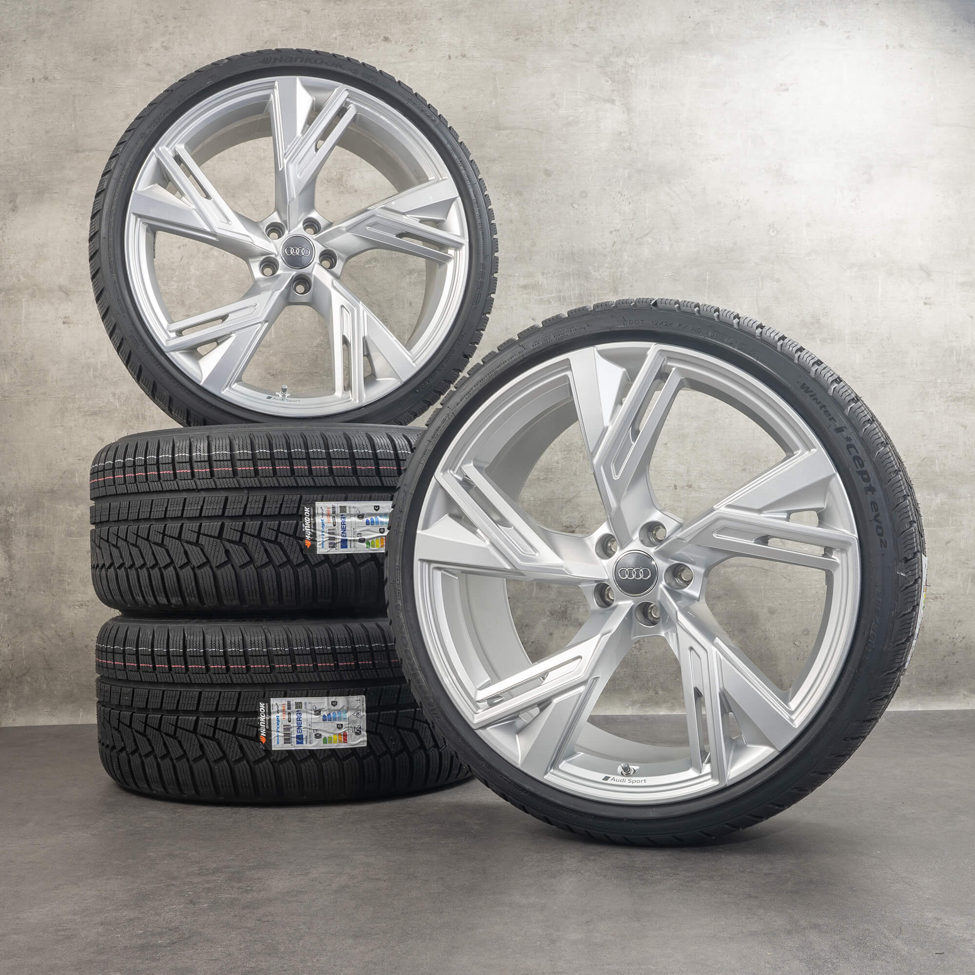 Audi 22 inch rims RS6 RS7 4K C8 trapezoid winter tires winter wheels ...