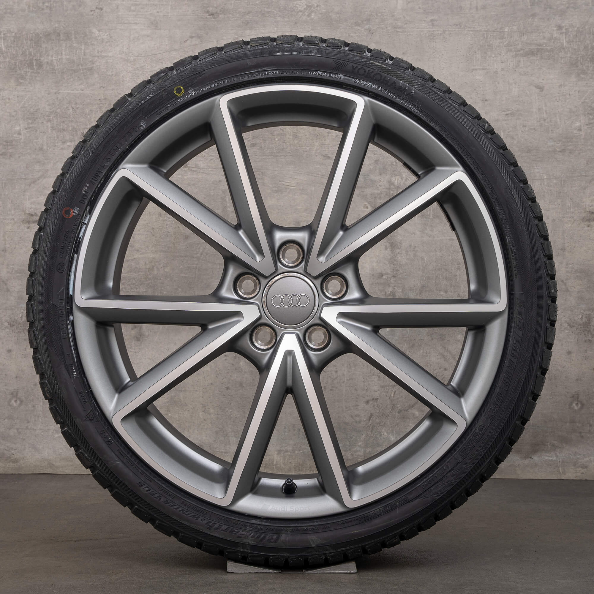 Audi A3 S3 RS3 8V winter wheels tires 19 inch rims 8V0601025FE New