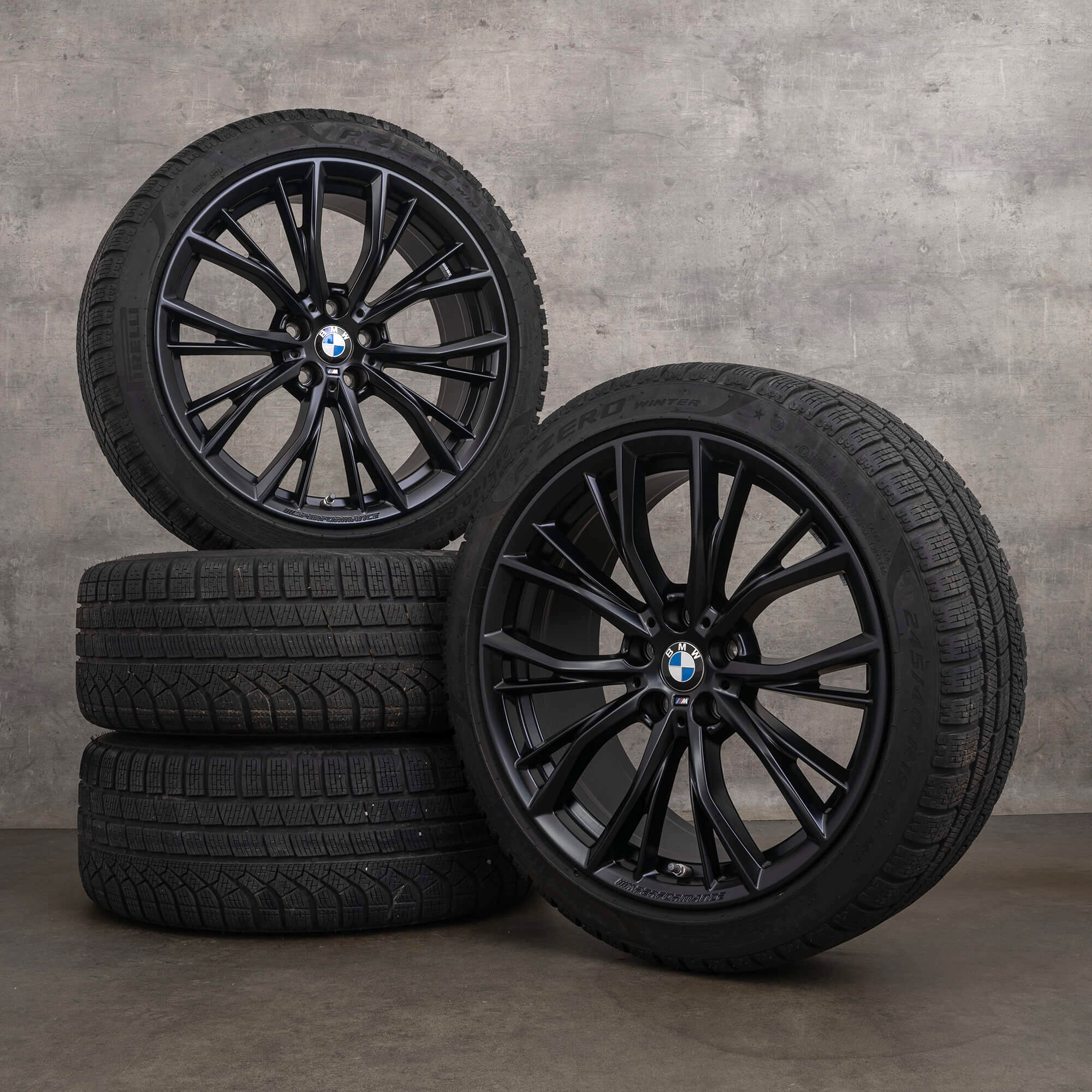 Original BMW 5er 8er Winterräder 19 Zoll G30 G31 G14 G15 G16 Felgen Styling 786 M 6885455 ...