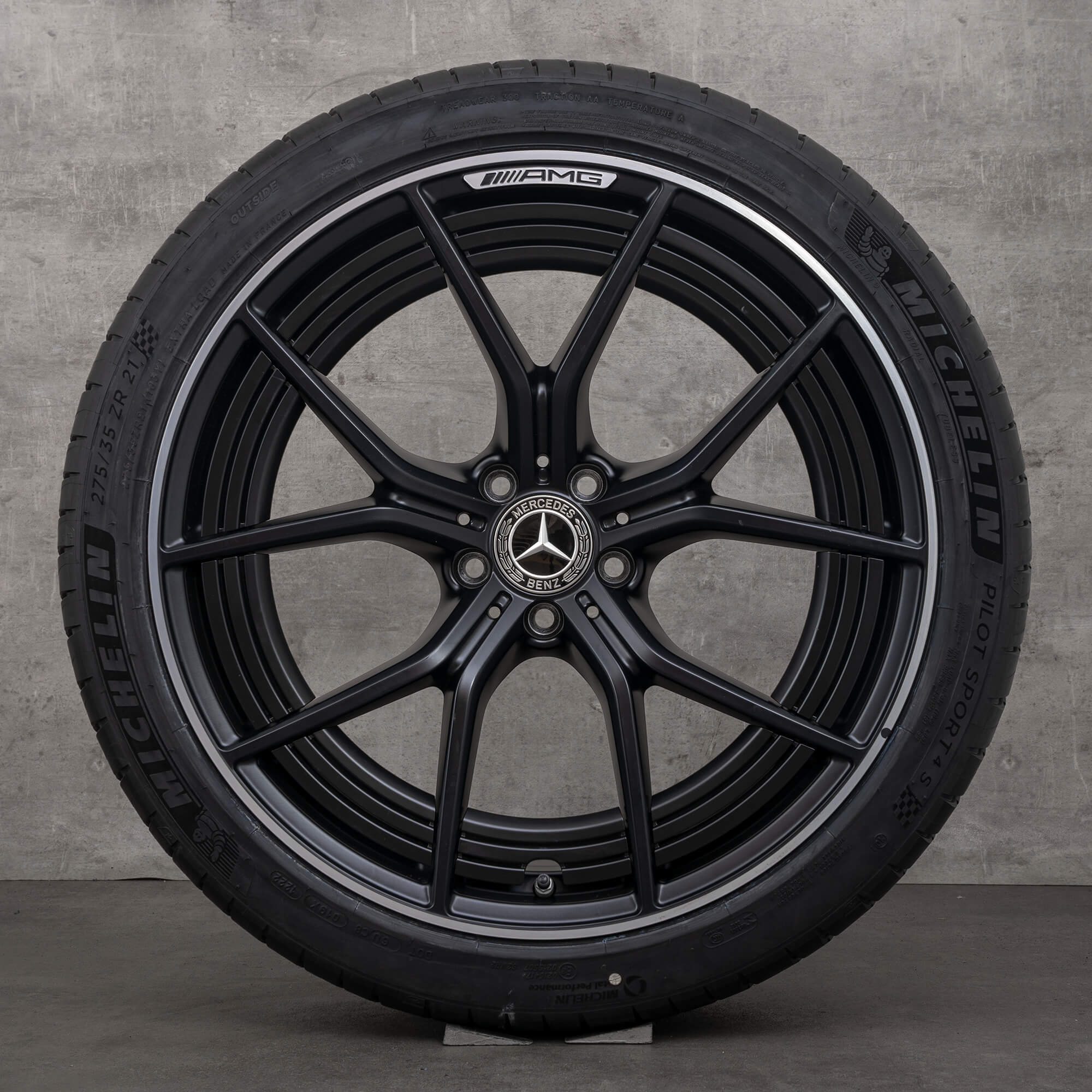 AMG Mercedes Benz GT X290 sommerhjul sommerdekk 21-tommers felger