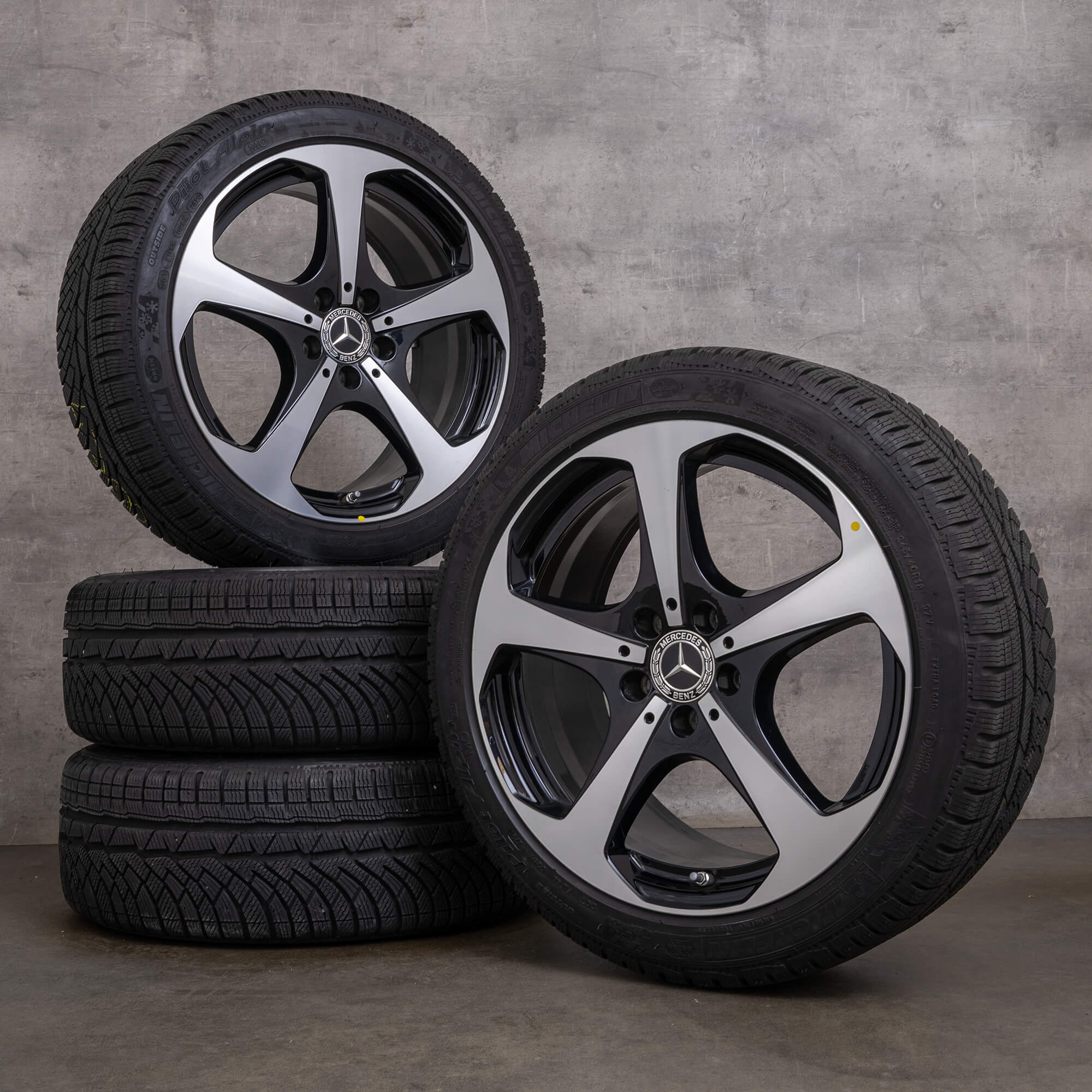 OEM Mercedes Benz C-Class winter wheels 18 inch W205 S205 A205 C205 ...