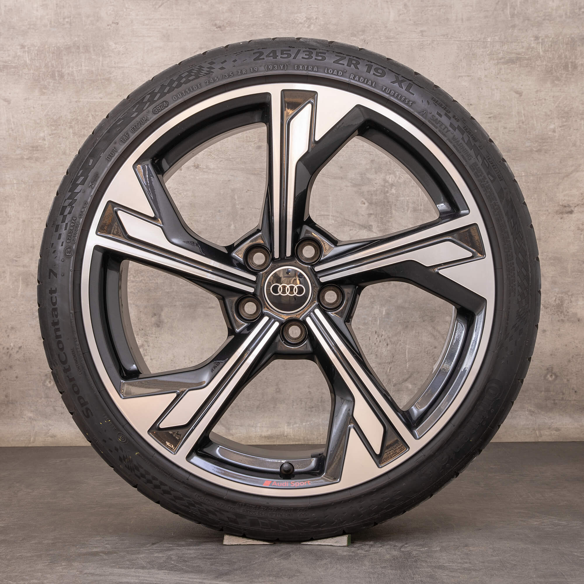 Orijinal Audi A4 S4 kış jant lastikleri 19 inç B9 8W jantlar ...