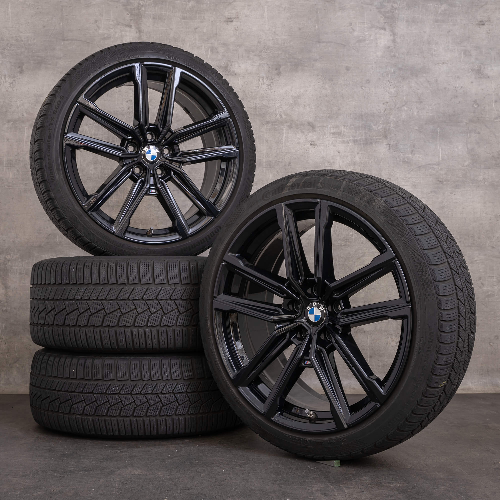 OEM BMW 2 Series 3 4 snow tire packages 19 inch G42 G20 G21 G22 G23 Rims Styling 797 M 8747000 ...
