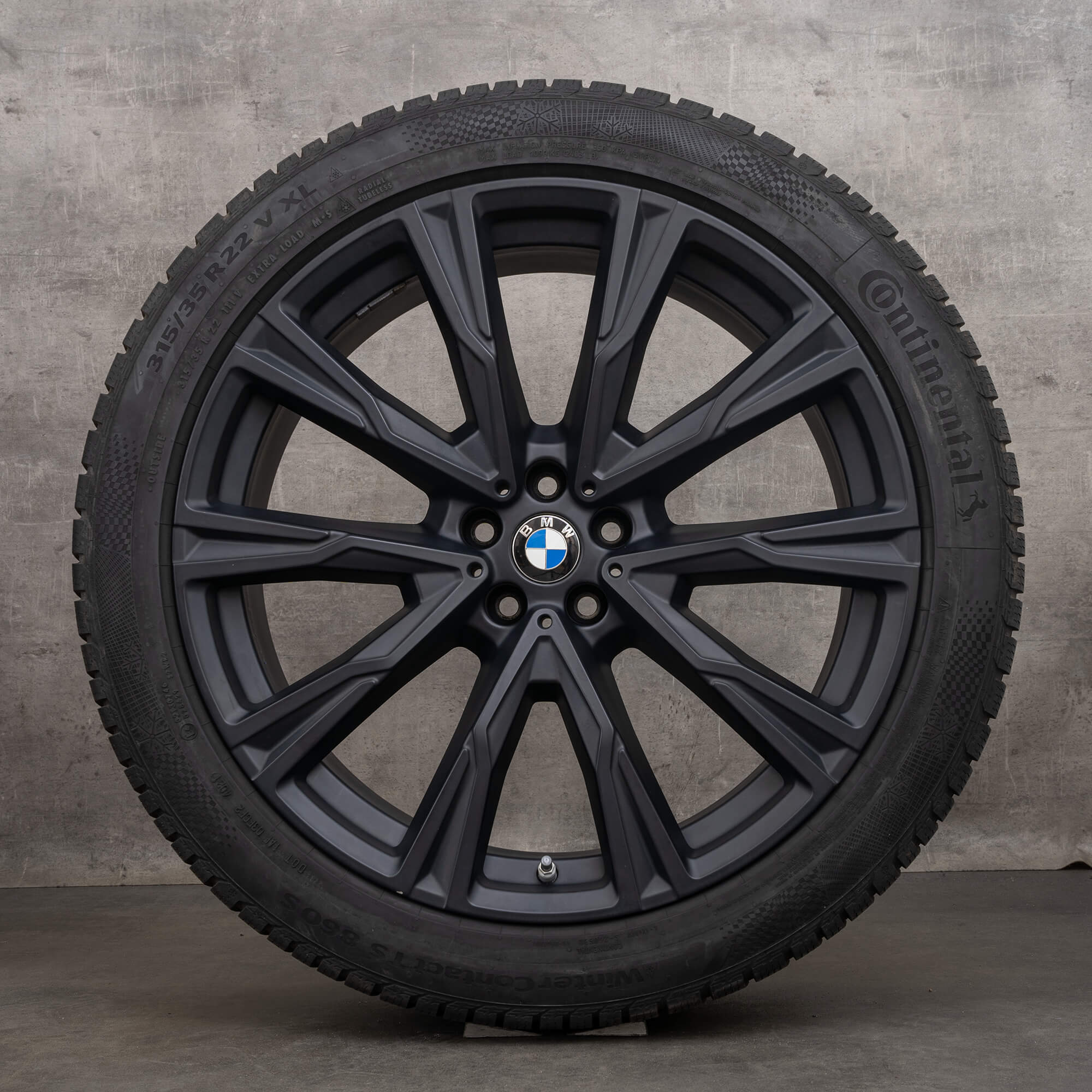 BMW X7 G07 winter wheels 22 inch rims tires 8074222 8090109 Styling 758