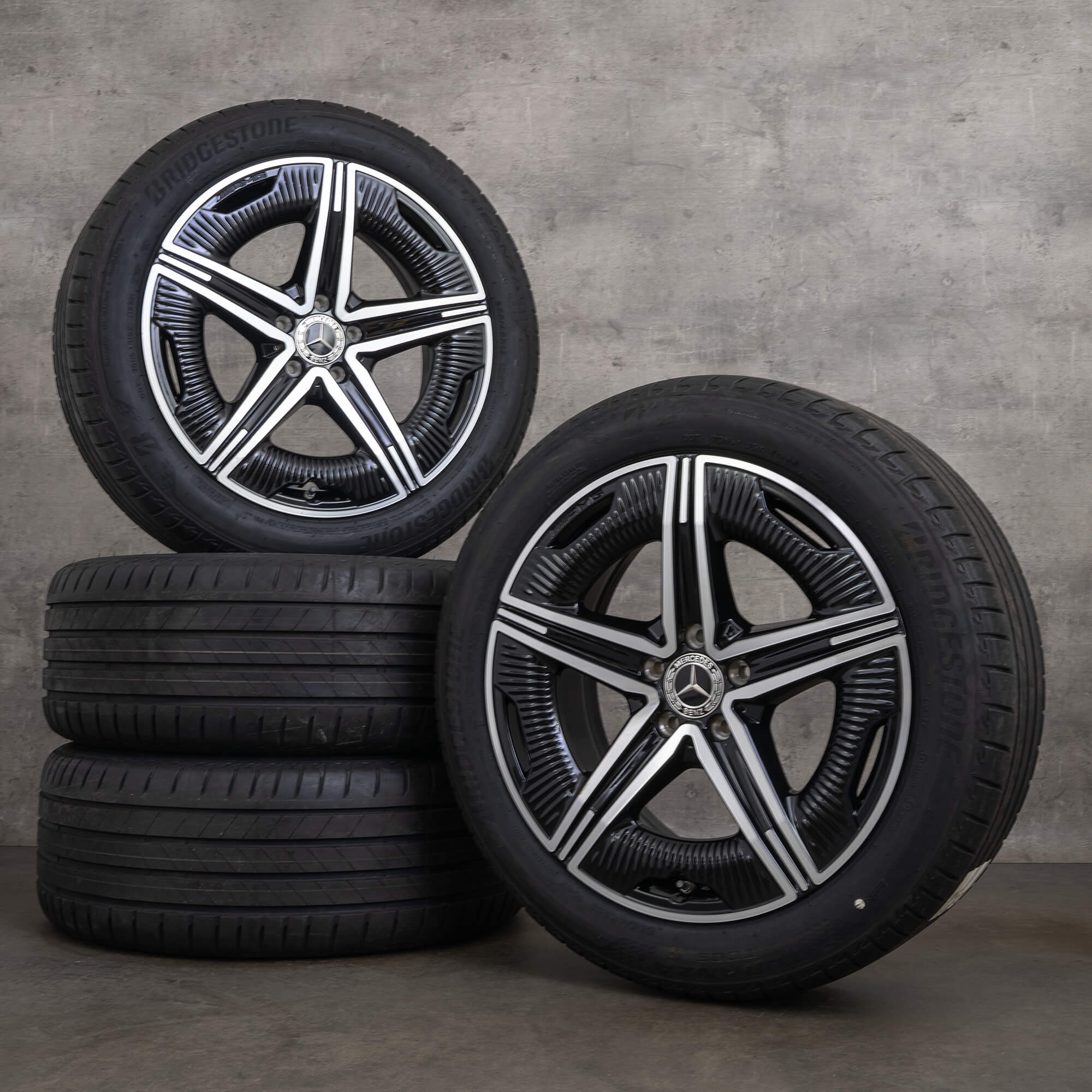 OEM Mercedes Benz EQE AMG rims 19 inch V295 summer wheels A2954012200 ...