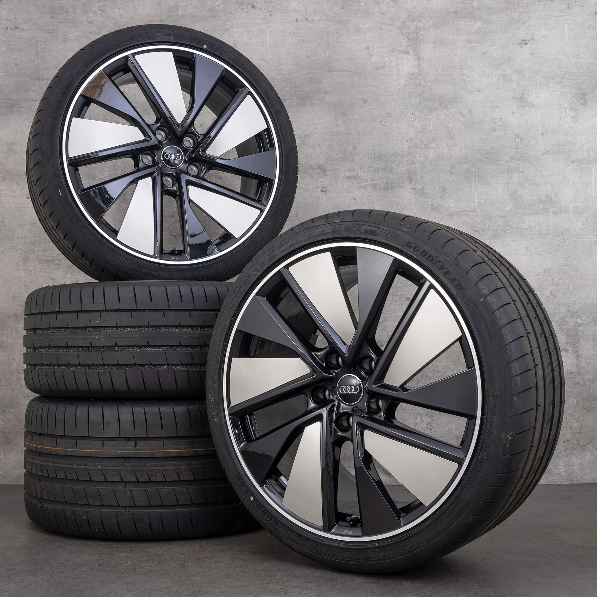 Audi 21 inch rims e-tron GT RS FW summer wheels 4J3601025J 4J3601025K NEW