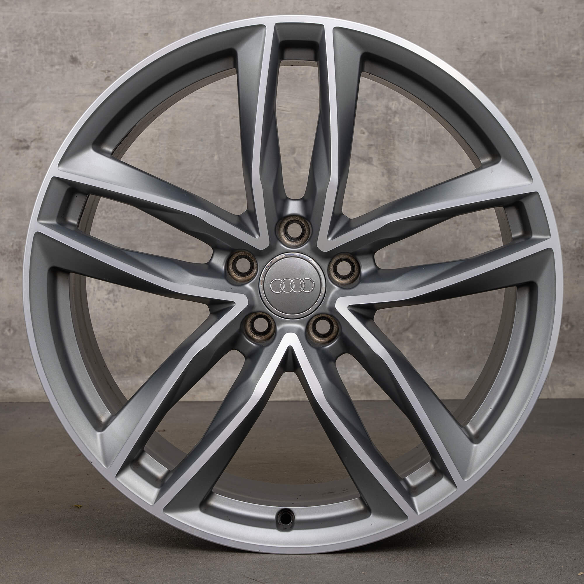 Audi A6 S6 4G C7 & Allroad 20 inch rims 4G9601025M titanium gloss turned