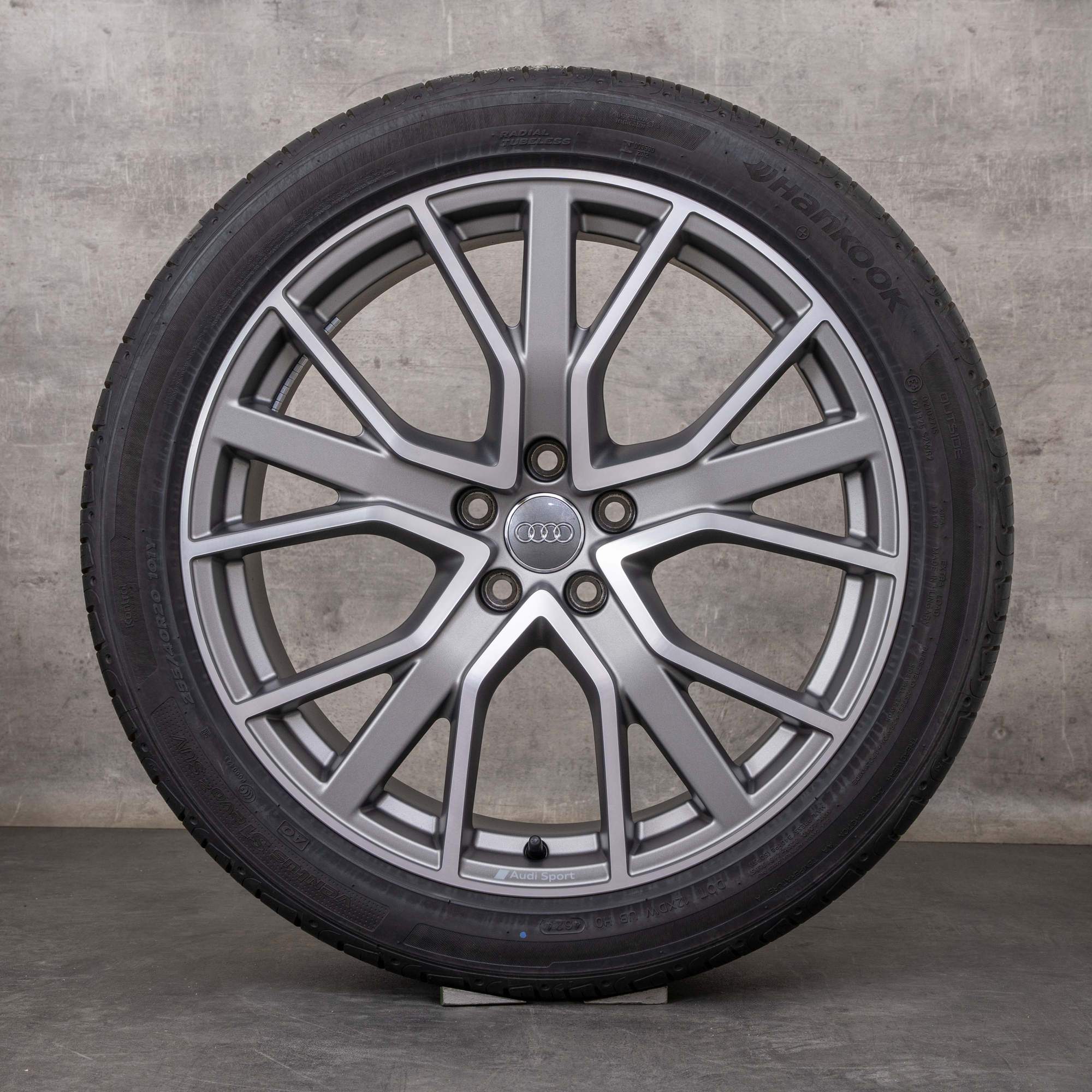 OEM Audi Q3 rims 20 inch F3 summer wheels 83A601025BD titan matt ...