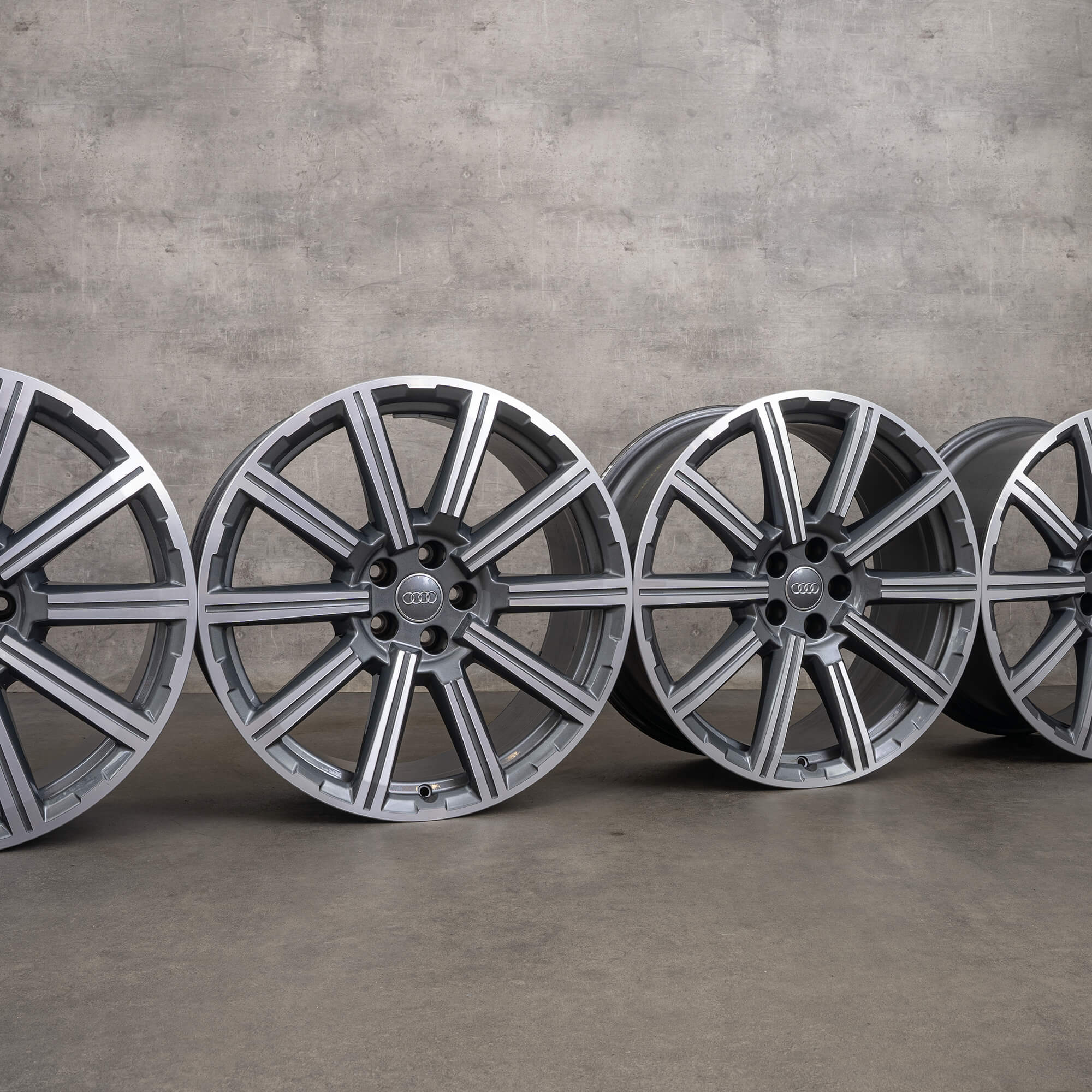 Audi 20 inch rims Q7 SQ7 aluminum 9 x ET33 4M0601025AD anthracite