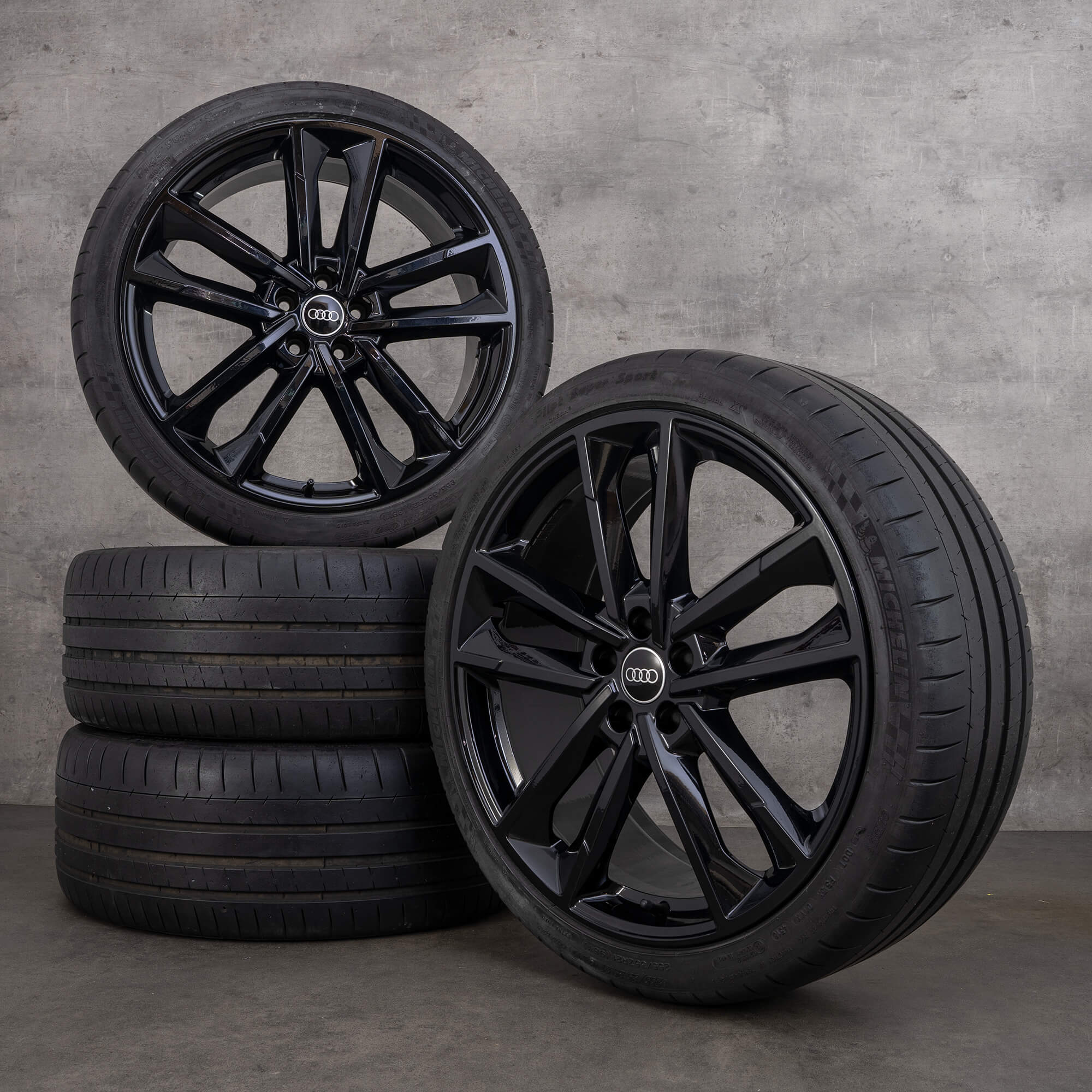 Audi Sport 21 inch rims A6 S6 4K C8 summer tires wheels 4K0601025AF