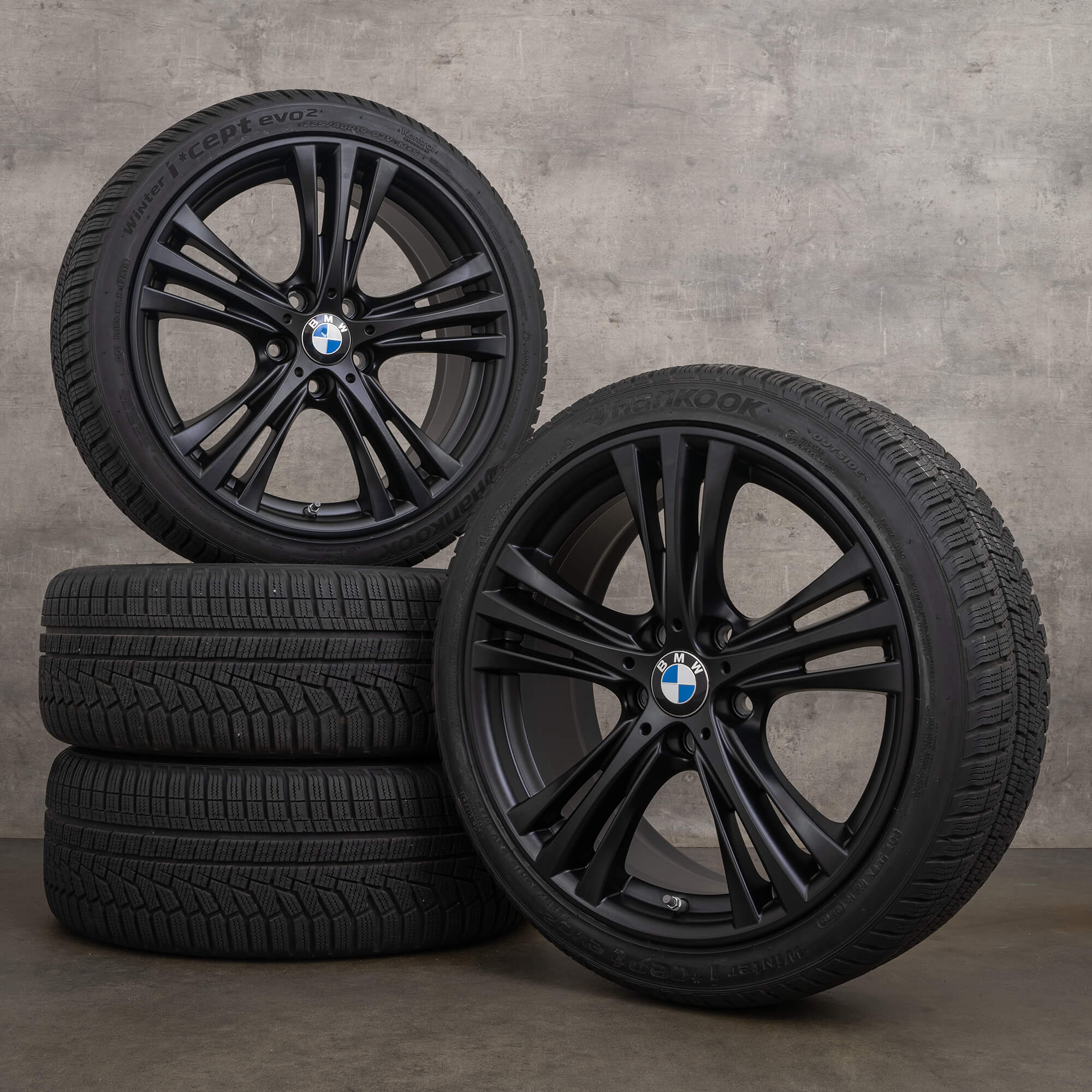 BMW 3er F30 F31 4er F32 F33 F36 19 Zoll Winterräder Styling 407 Felgen ...