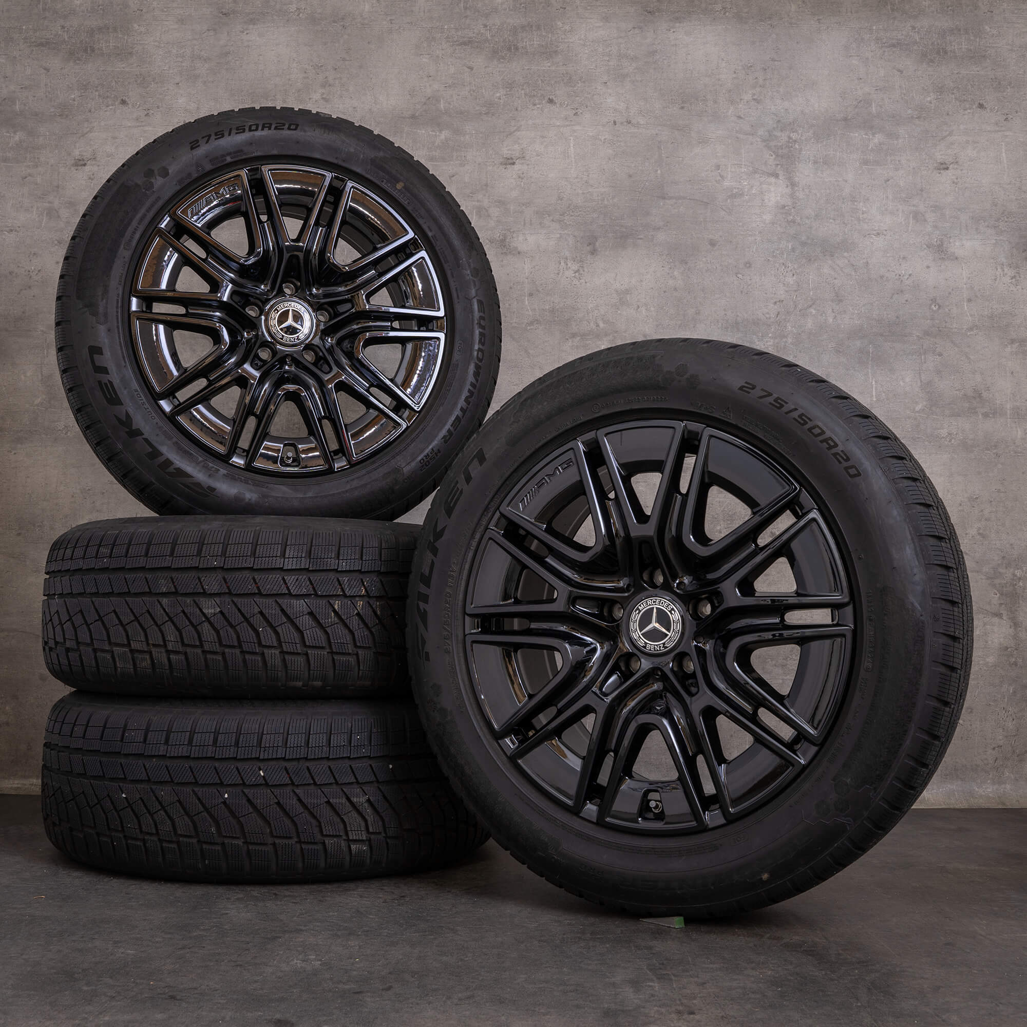 OEM Mercedes Benz G-Class AMG snow tire packages 20 inch W465 rims ...