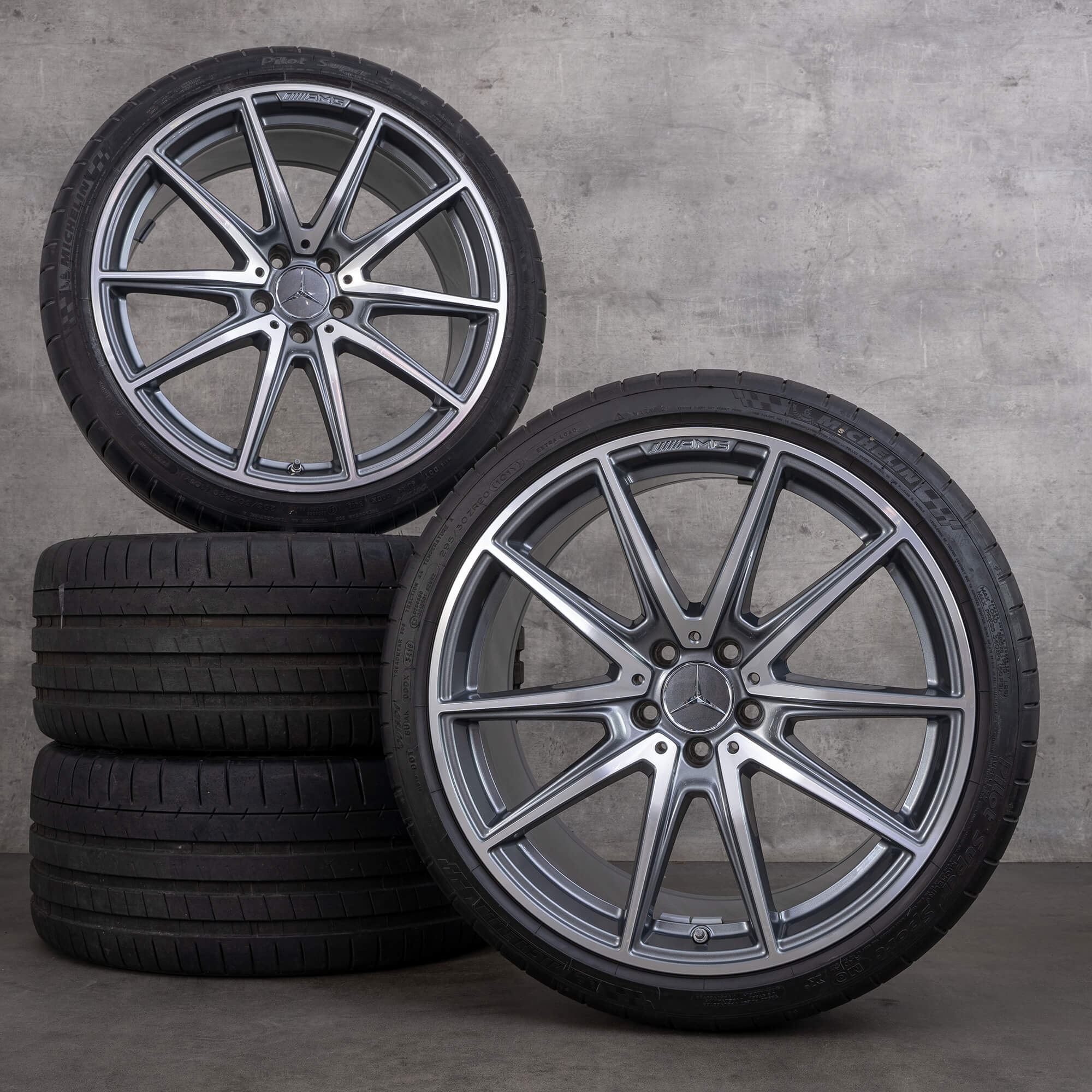 AMG 19 20 inch Mercedes Benz GT C190 R190 summer wheels tires rims