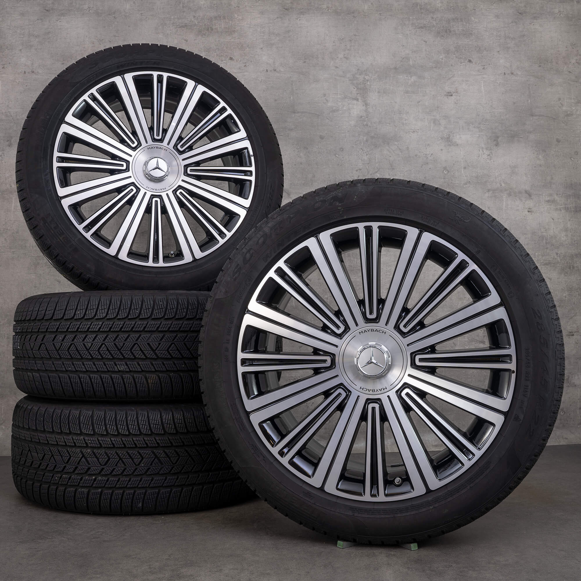 Jante Maybach 22 inch GLS 600 4Matic X167 jante aluminiu roti iarna ...