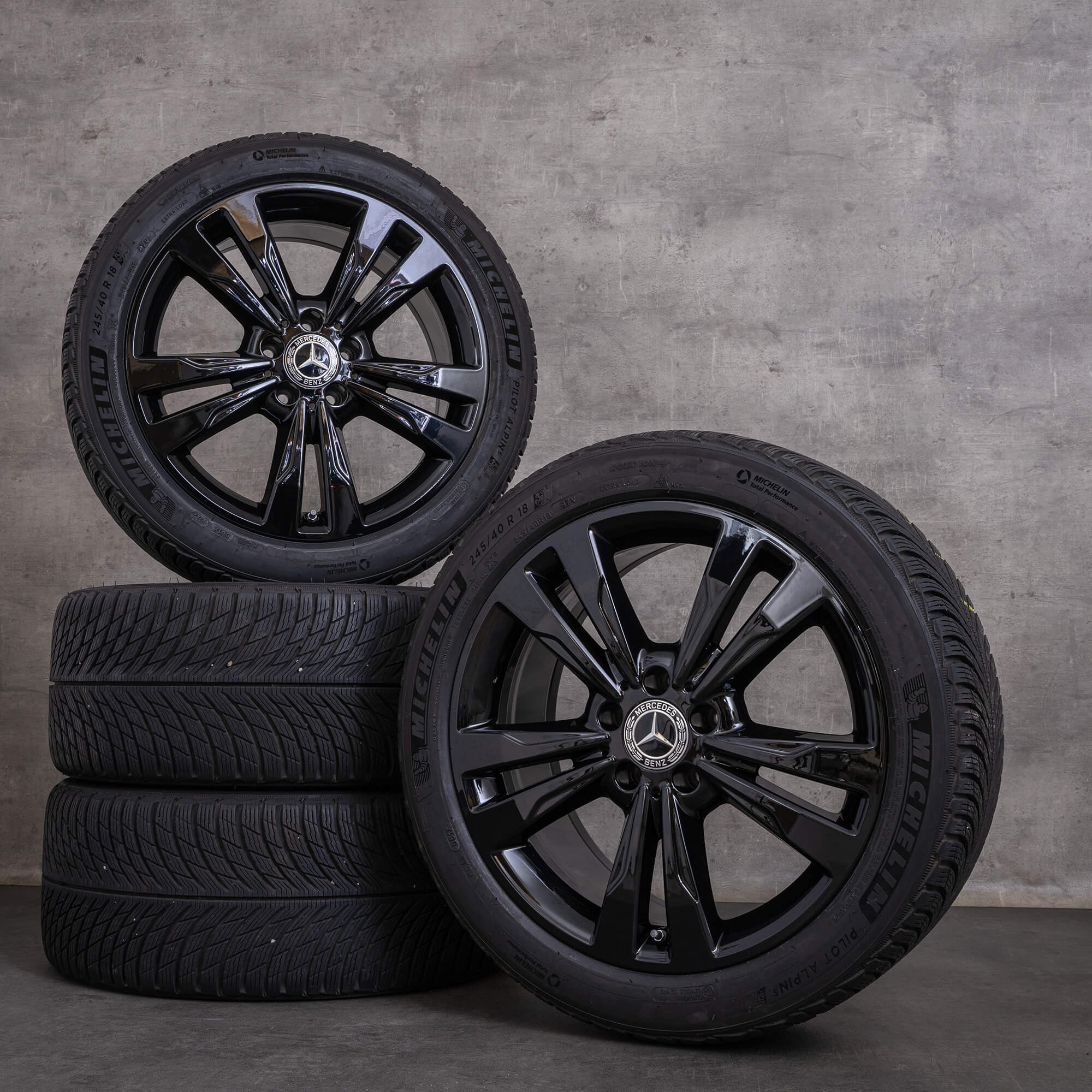 Original Mercedes Benz E-Klasse Winterräder 18 Zoll W212 S212 Felgen ...