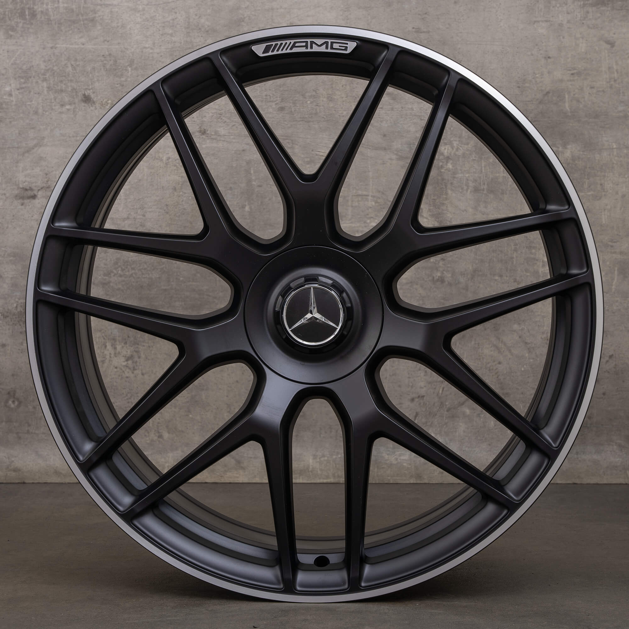 Original AMG Mercedes Benz GLE 53 63 S V167 22 inch rims black matt