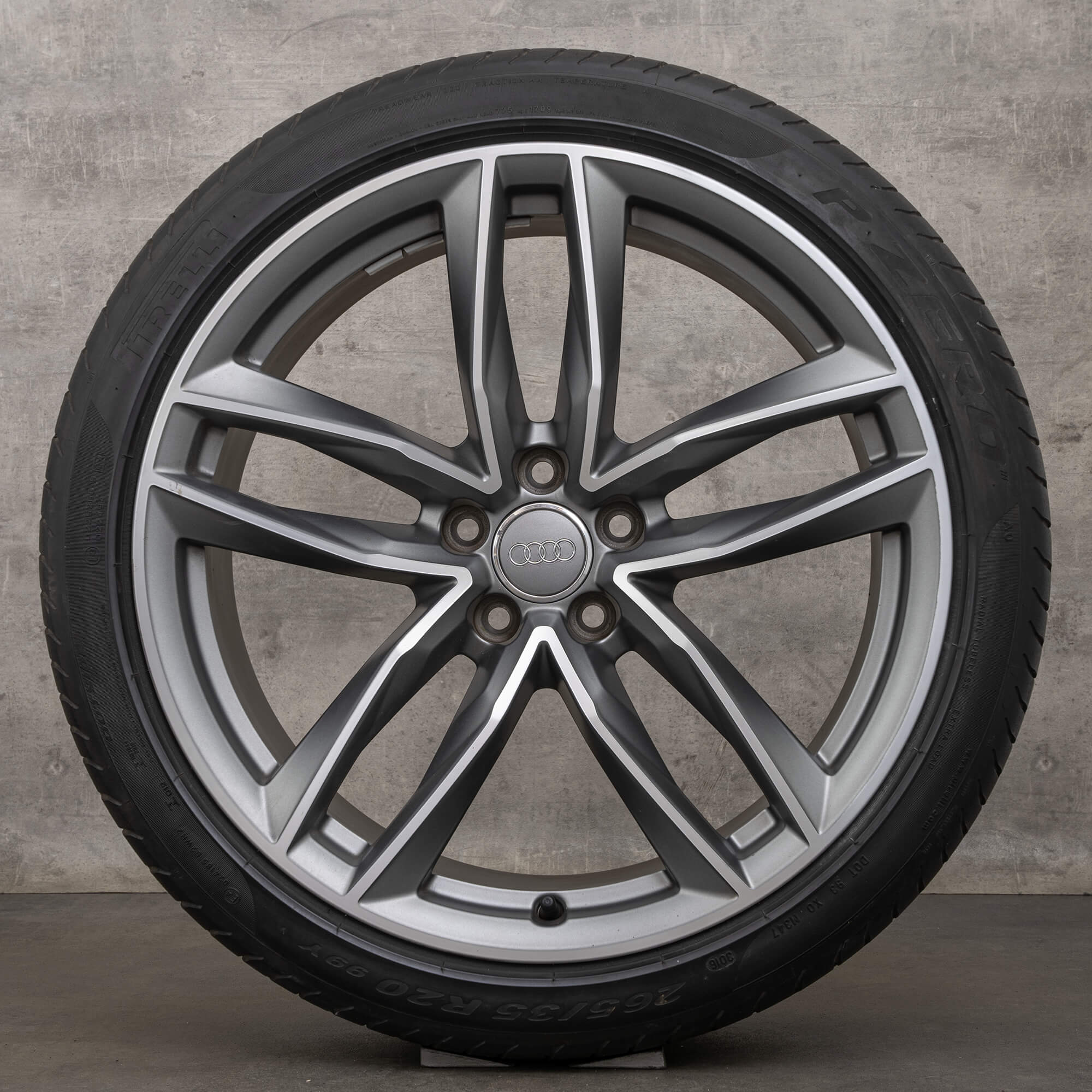 Audi A7 S7 C7 4G summer wheels 20 inch rims tires 4H0601025BR