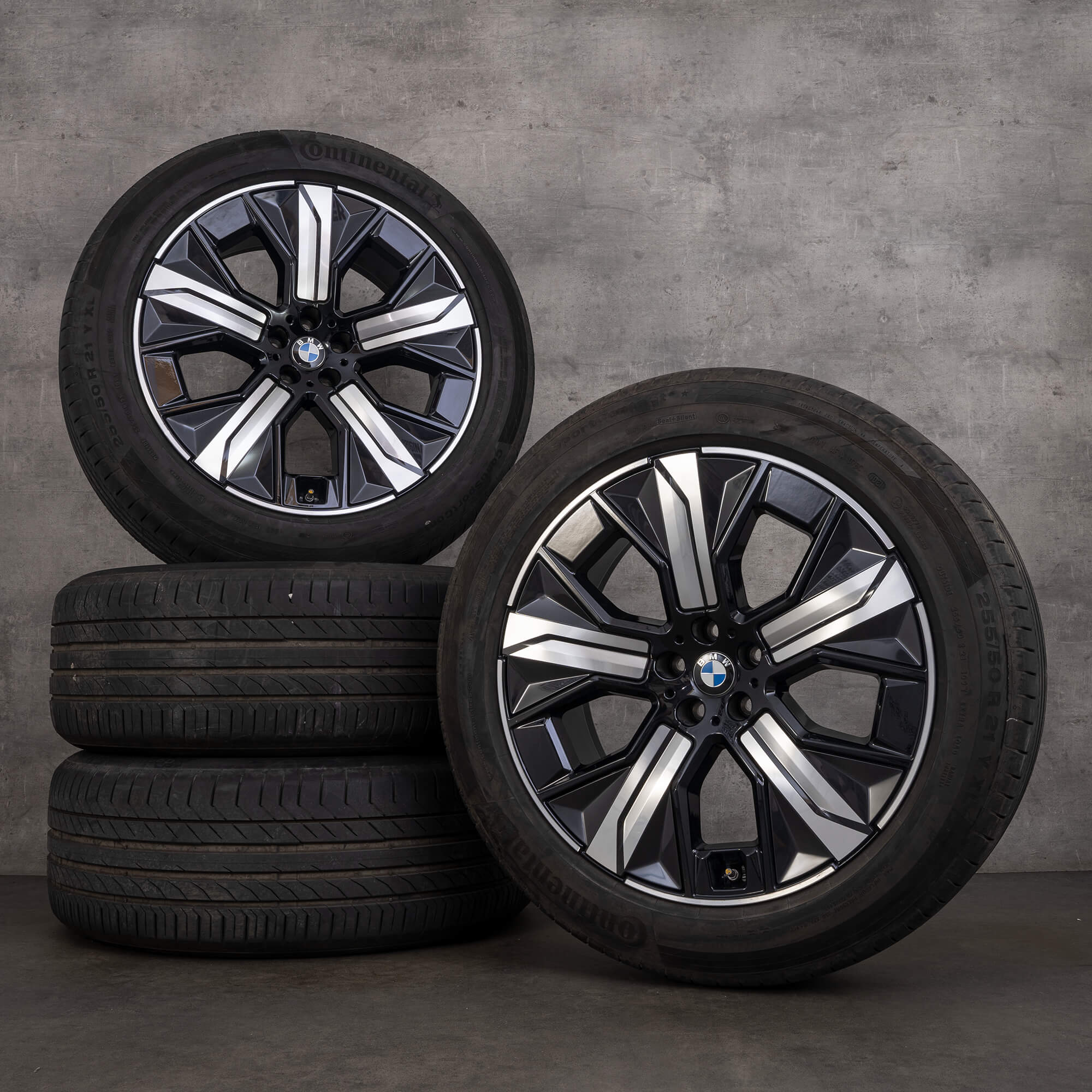 BMW iX i20 summer wheels 21 inch rims styling 1011 aerodynamics 5A02656