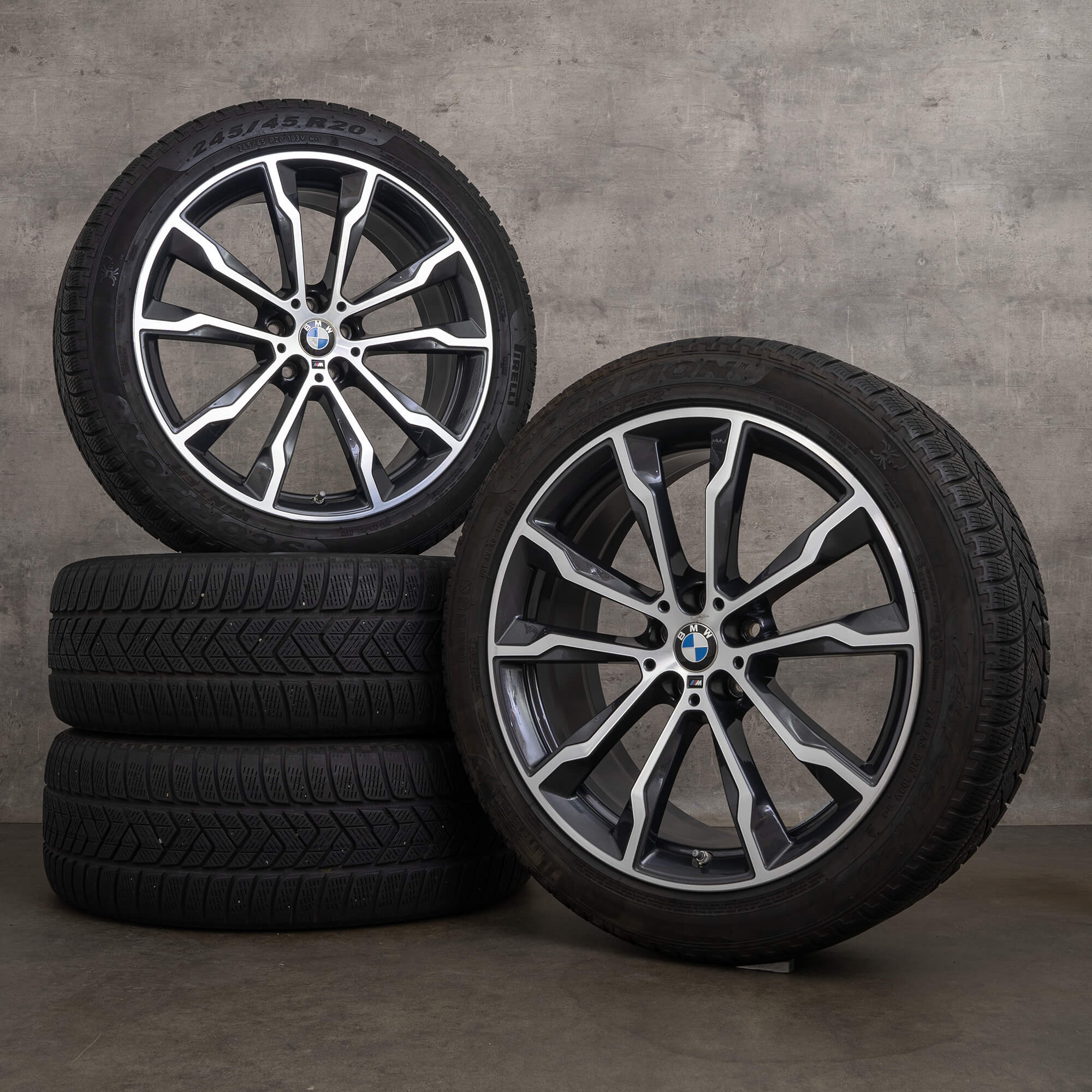 OEM BMW X3 X4 winter wheels 20 inch G01 G02 rims Styling 699 M 8010268 ...