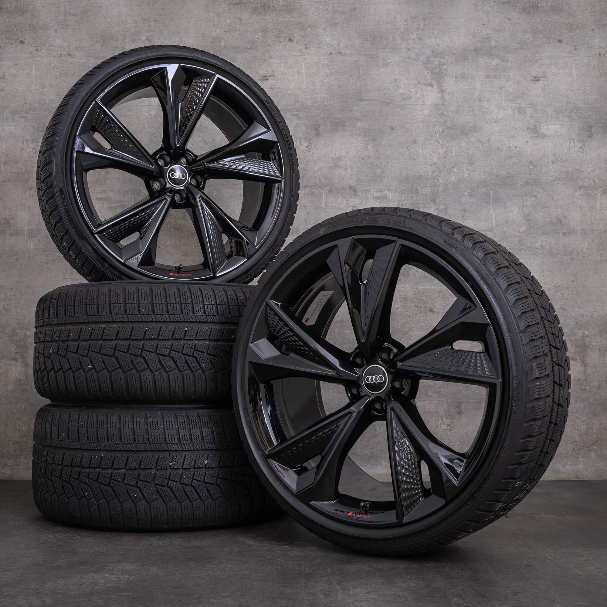 Jantes e pneus inverno originais Audi RS6 RS7 22 polegadas 4K C8 jantes ...
