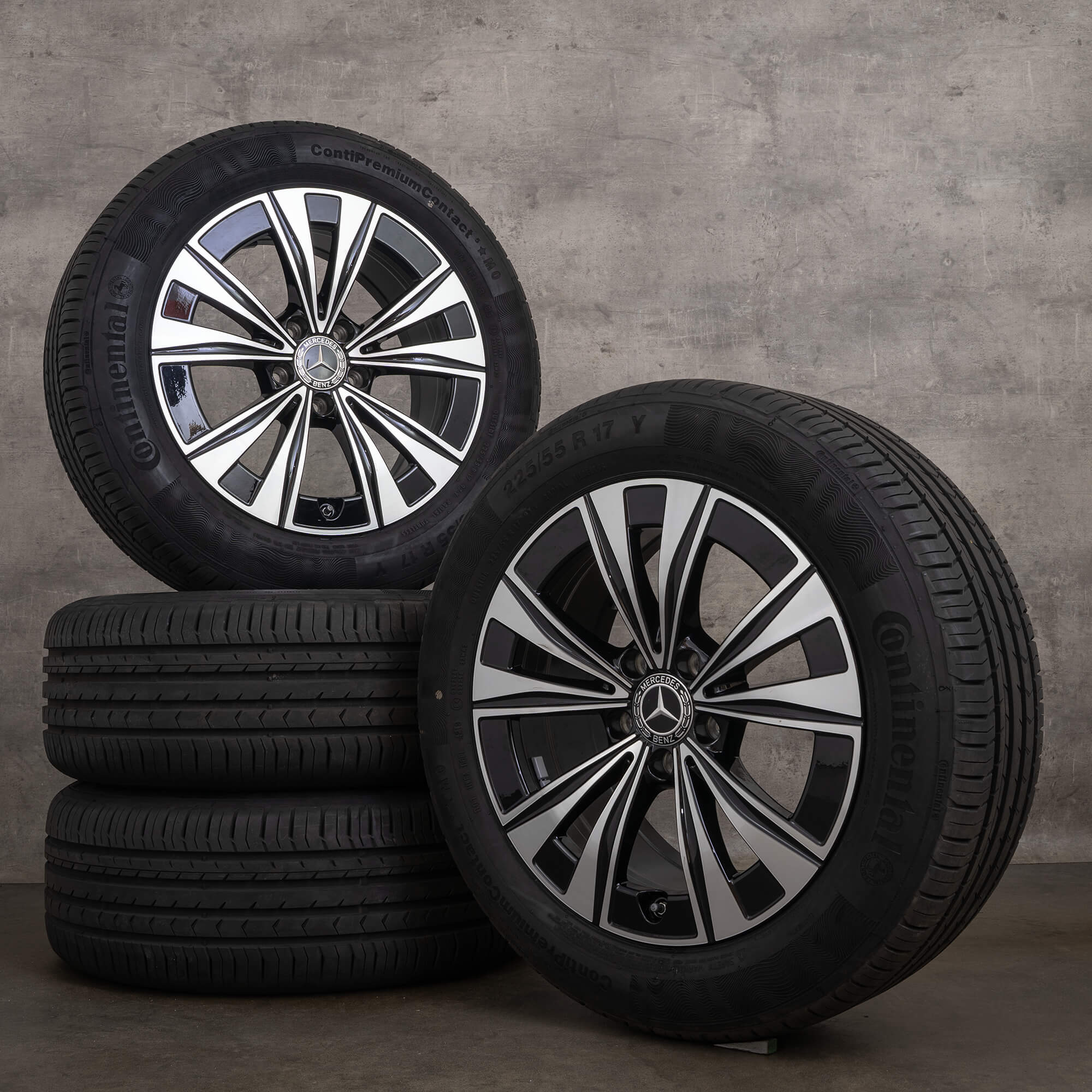 OEM Mercedes Benz C-Class winter wheels 17 inch All Tarrain X206 rims ...