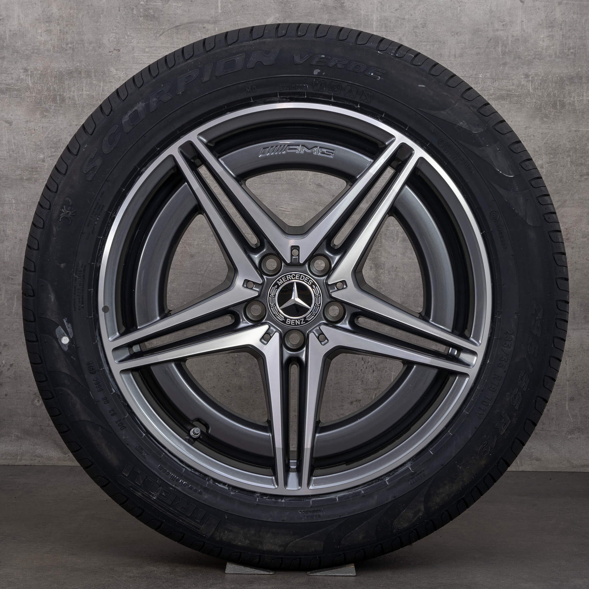 AMG 19 inch Mercedes rims EQC N293 summer tires A2934011400 A2934010700 NEW