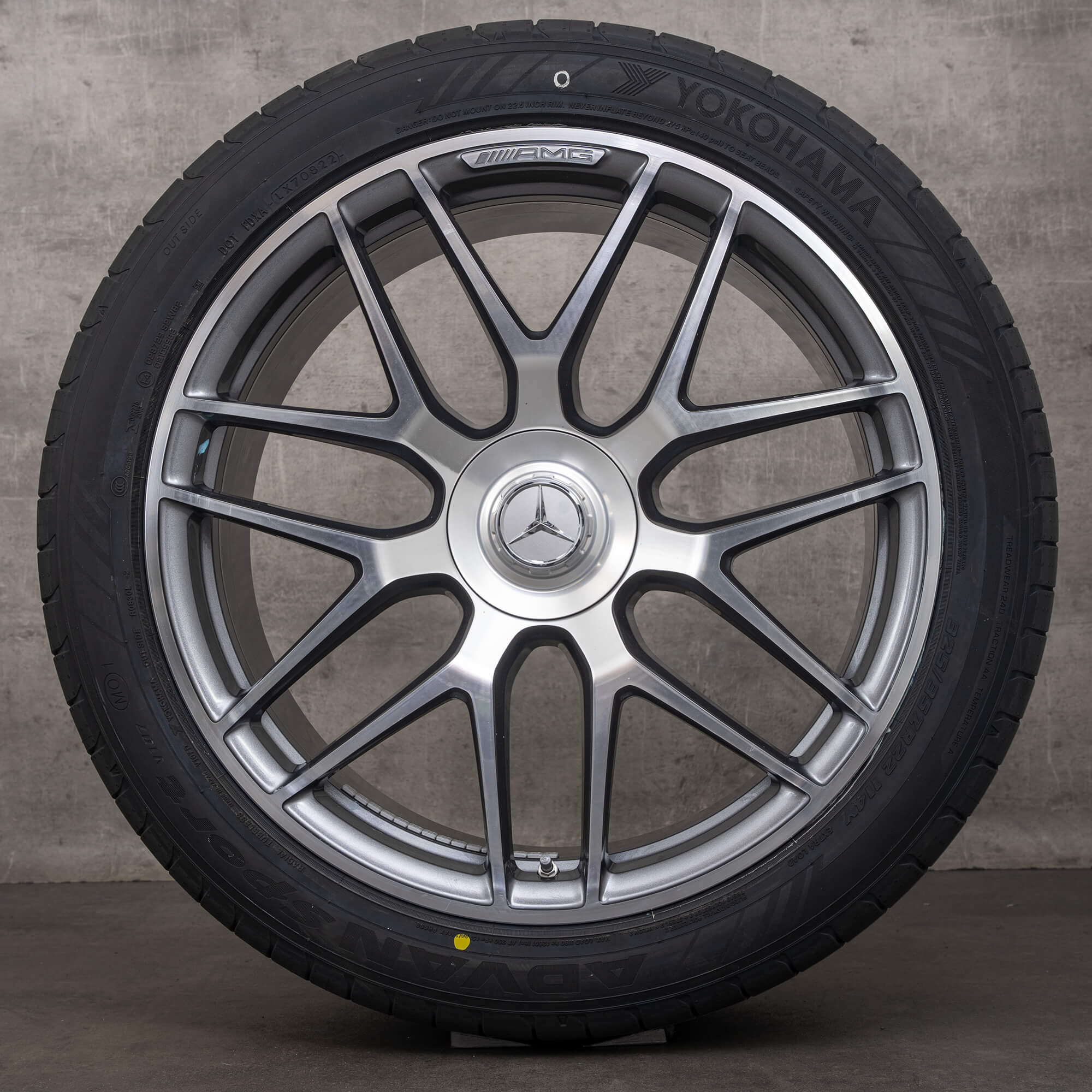 AMG Mercedes GLE 53 63 V167 summer tires 22 inch rims wheels new