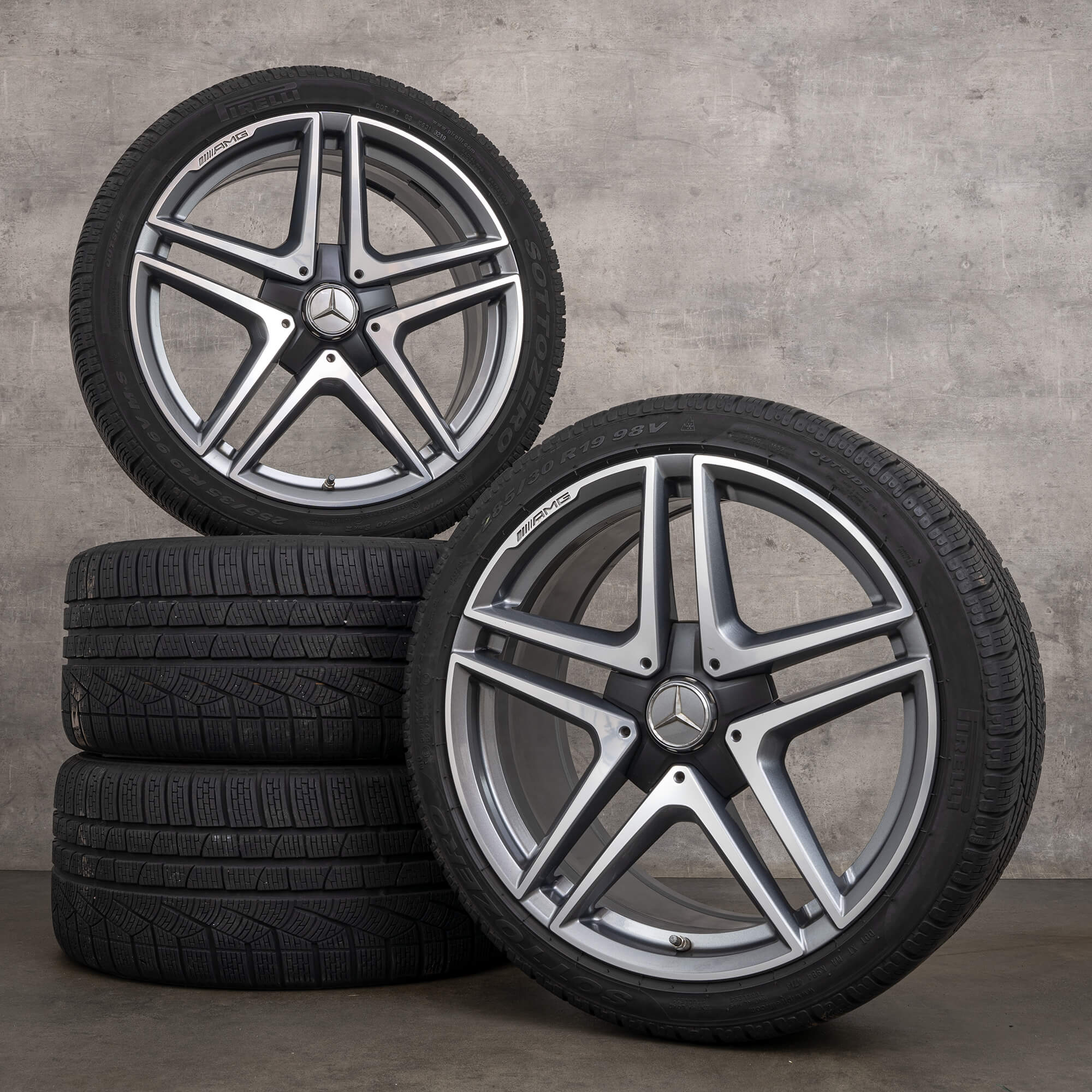 AMG Mercedes Benz E-Class E63 W212 S212 winter wheels 19 inch rims 7 mm