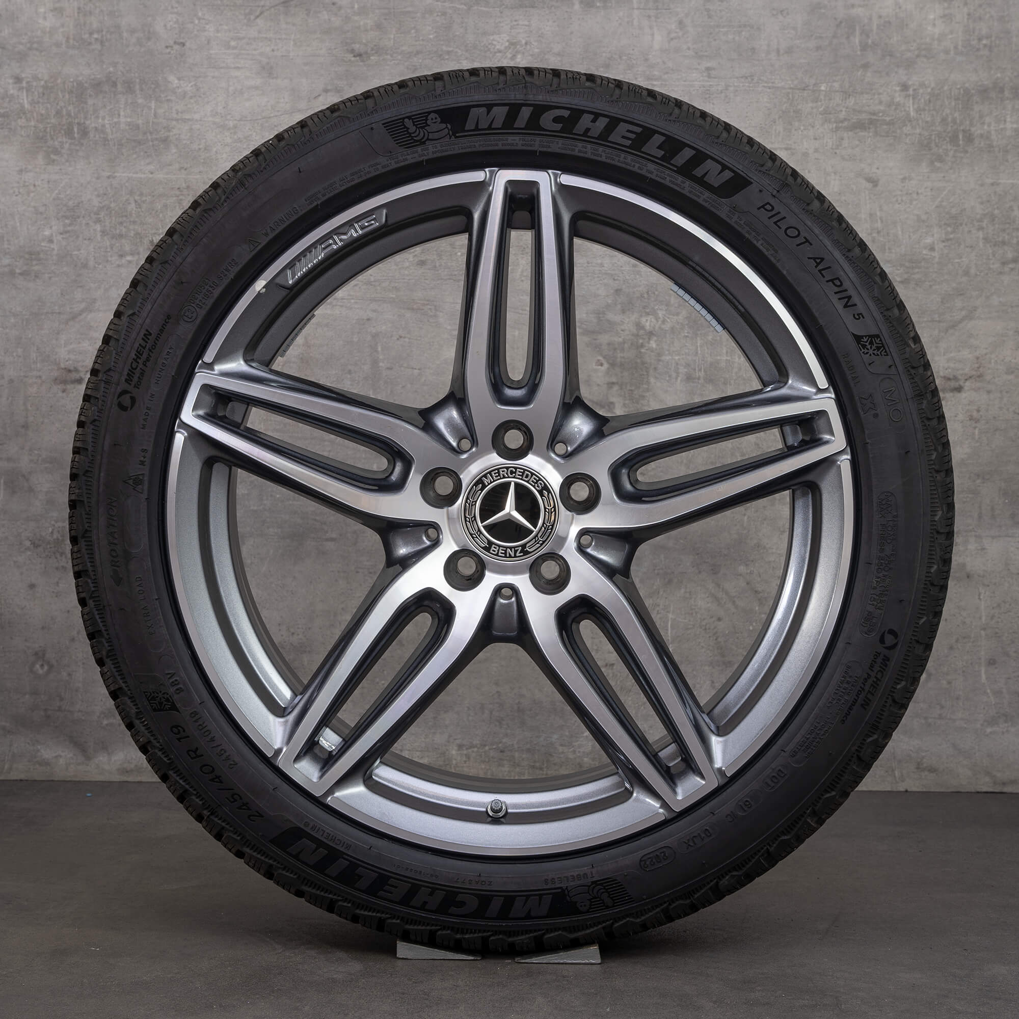 AMG Mercedes E-Class E43 W213 S213 winter wheels 19 inch rims tires