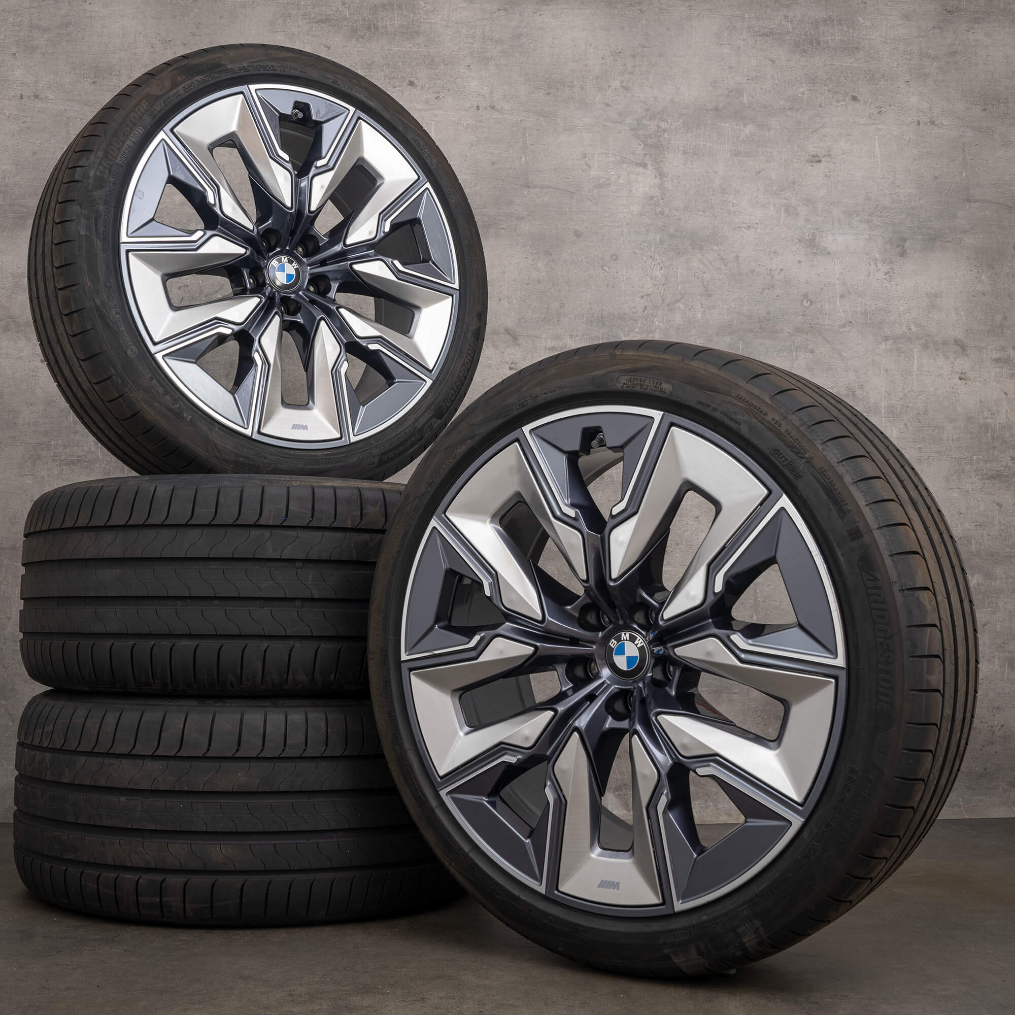 BMW 7 Series & i7 G70 summer tires styling 910i 21 inch rims wheels 6.5 mm