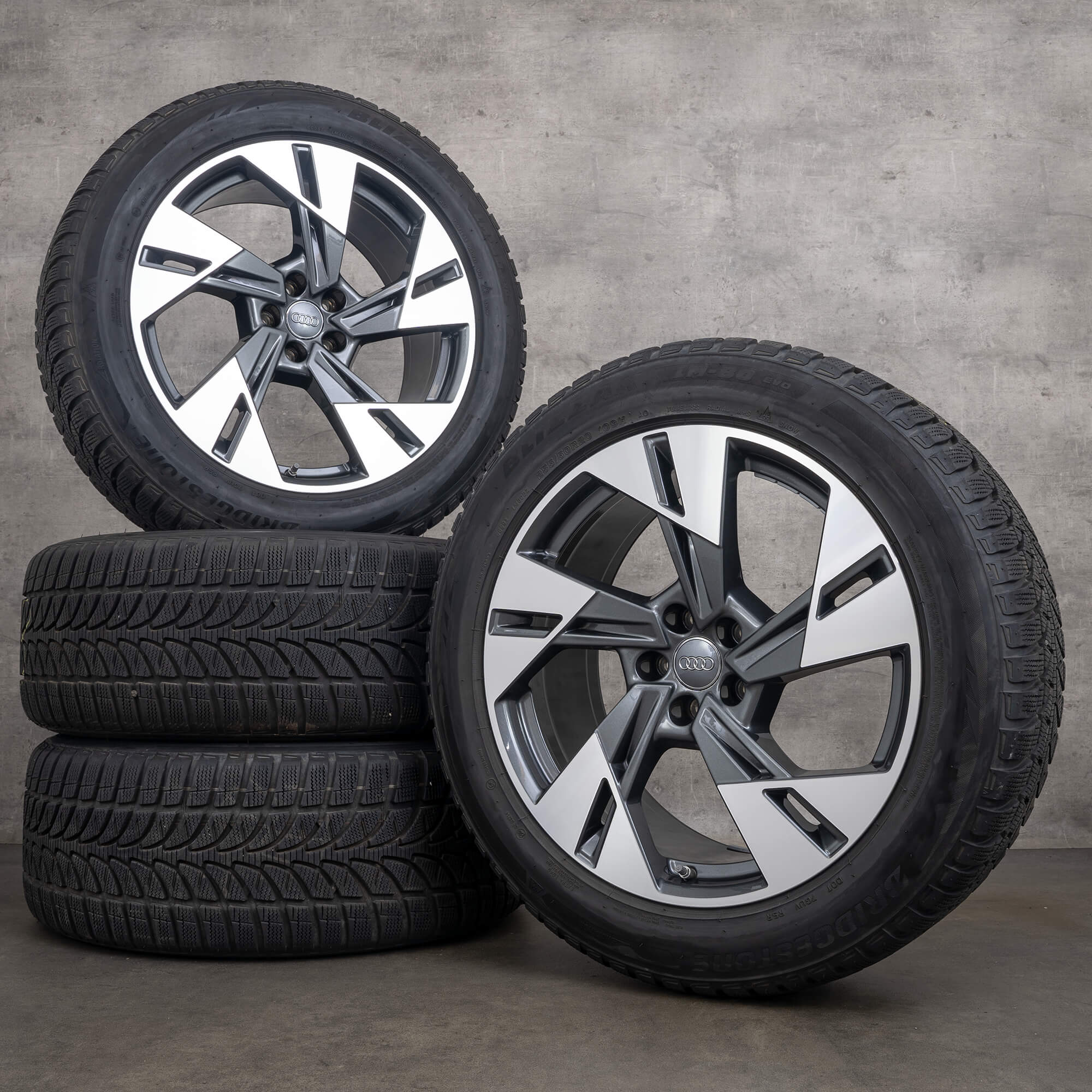 Audi Q8 e-tron GE winter wheels tires 20 inch rims 6.5 mm 4KE601025T